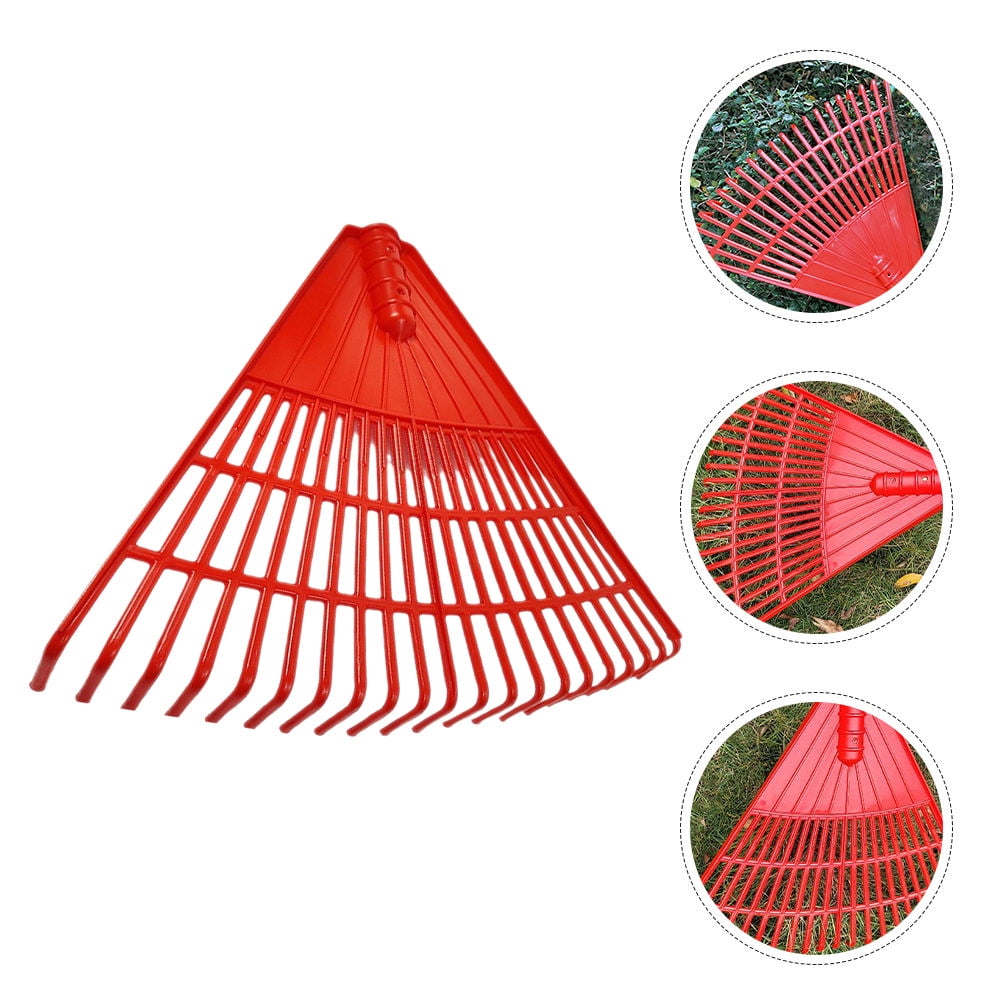 Masteelf Heavy Duty PP Material Leaf Rake for Garden with Fine Tooth ...