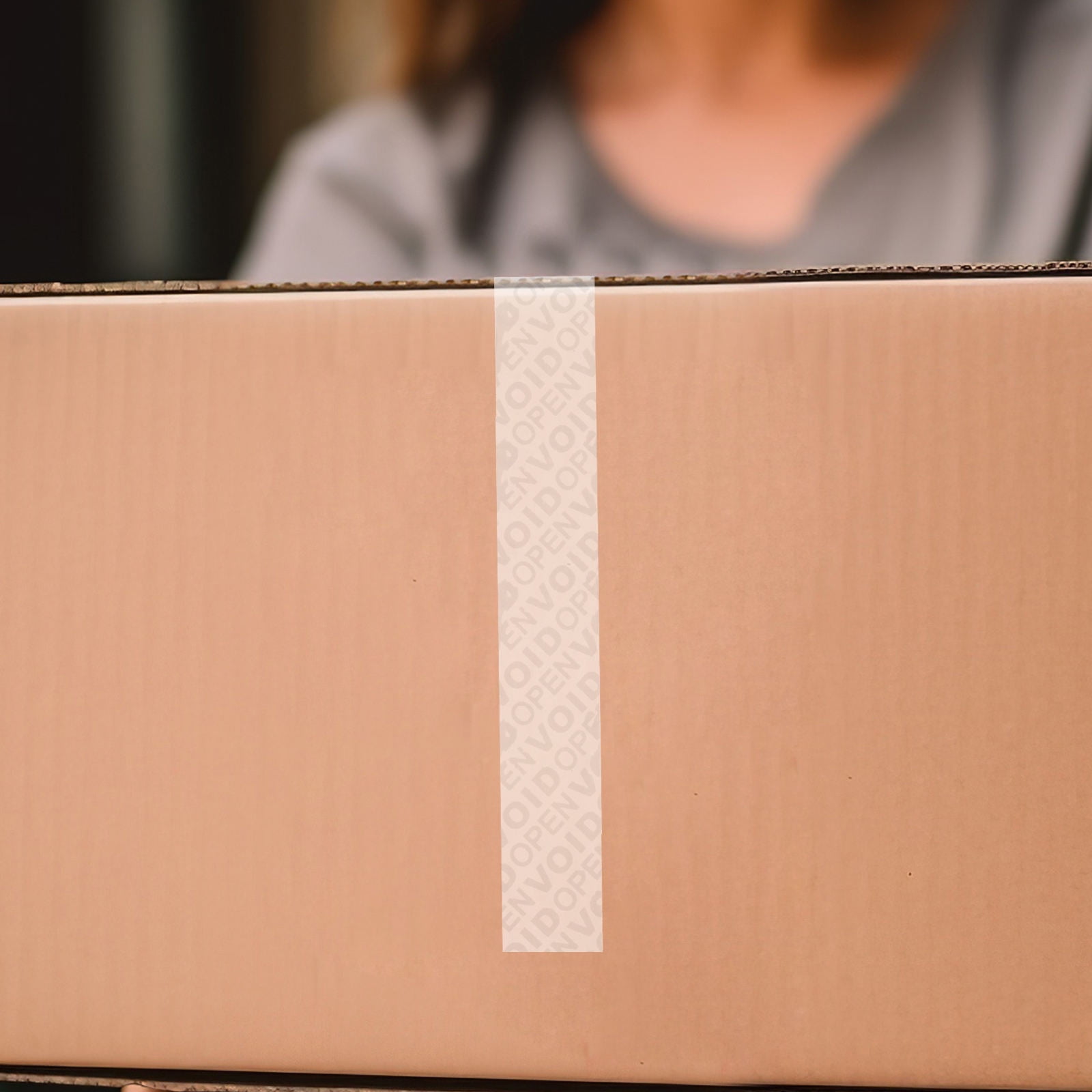 Masteelf Heavy Duty Packing Tape Evident Adhesive Red Tamper Tape for ...