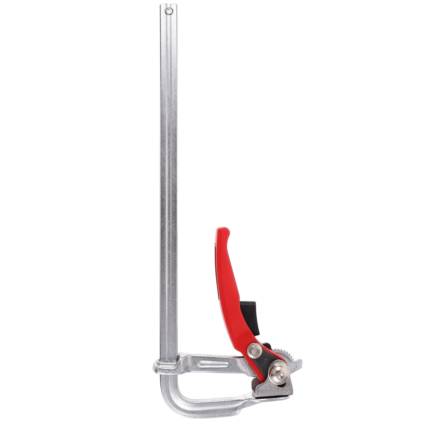 Masteelf Heavy-duty Rail Fixtures Woodworking Clamp Ratcheting Silver ...