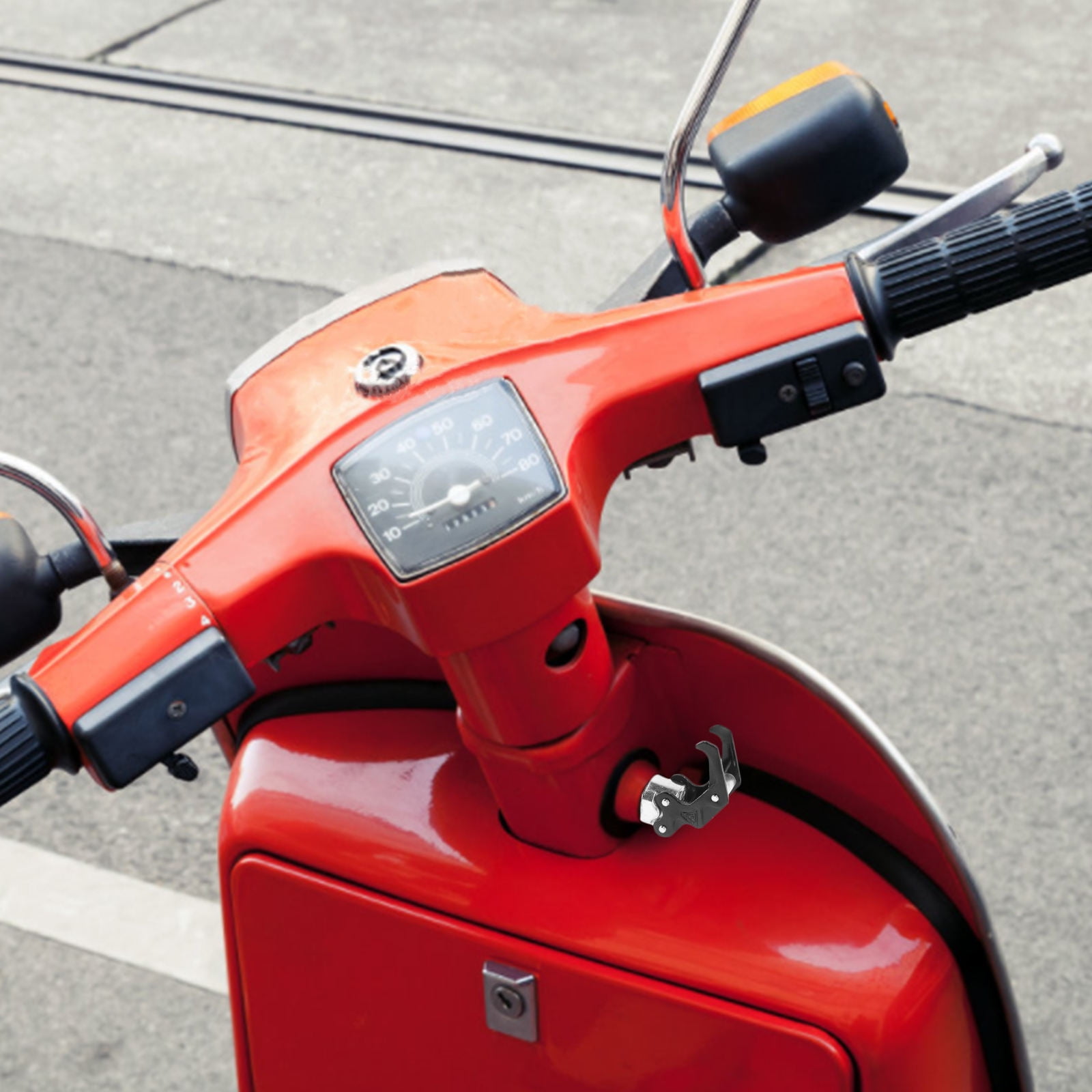 Masteelf Helmet Hook Motorcycle Hanger Electric Vehicle Mops Man Black ...