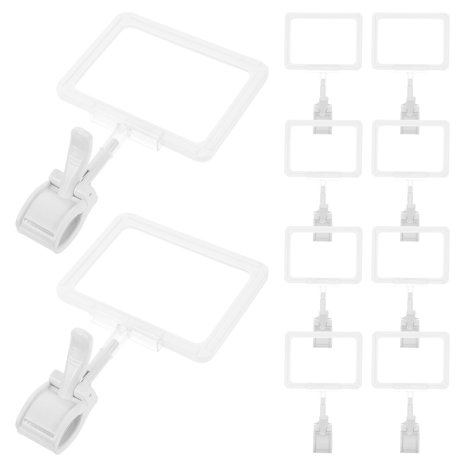 Masteelf Hemoton 15 Set Supermarket Sign Holder with Card Protector ...