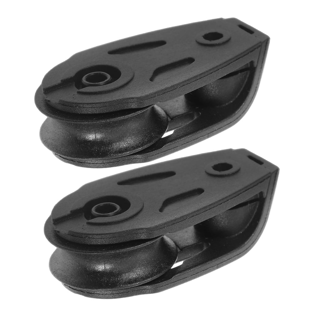 Masteelf Hemoton 2pcs Nylon Pulley Block Sheave Anchor Trolley Rigging ...