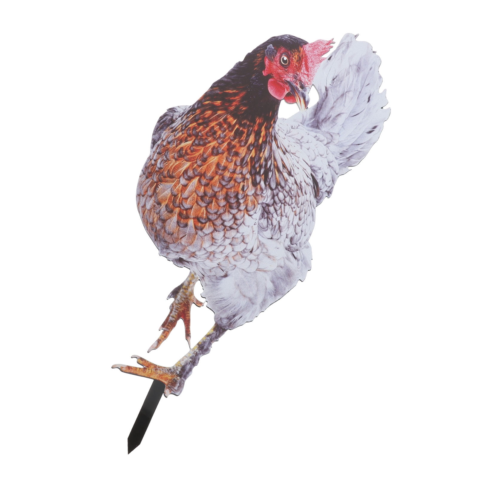 Masteelf Hen Ground Plug Yard Decor Yard Sign Simulation Chicken Insert ...