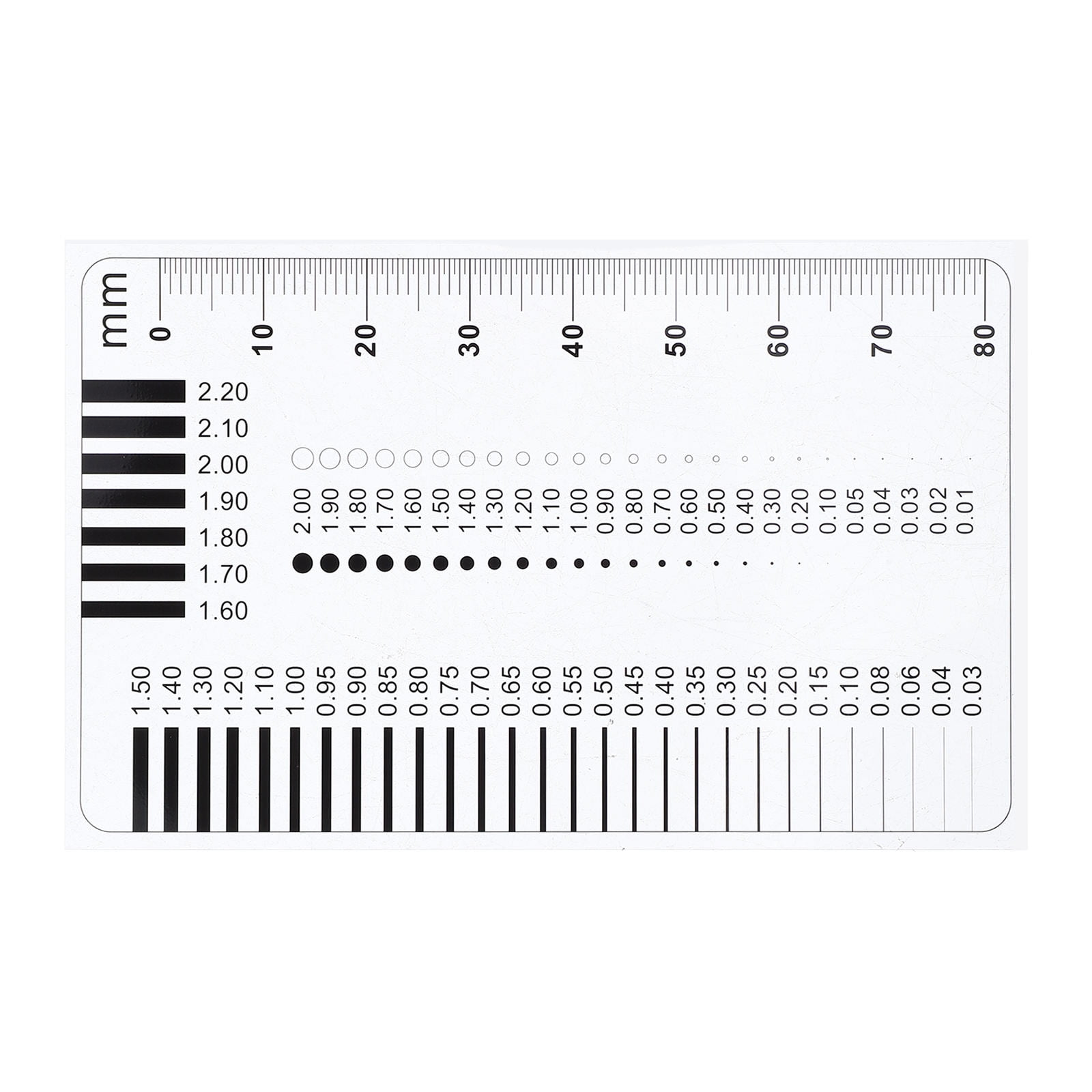Masteelf High-Precision Ruler Cracks Measurement Tool for Accurate Spot ...