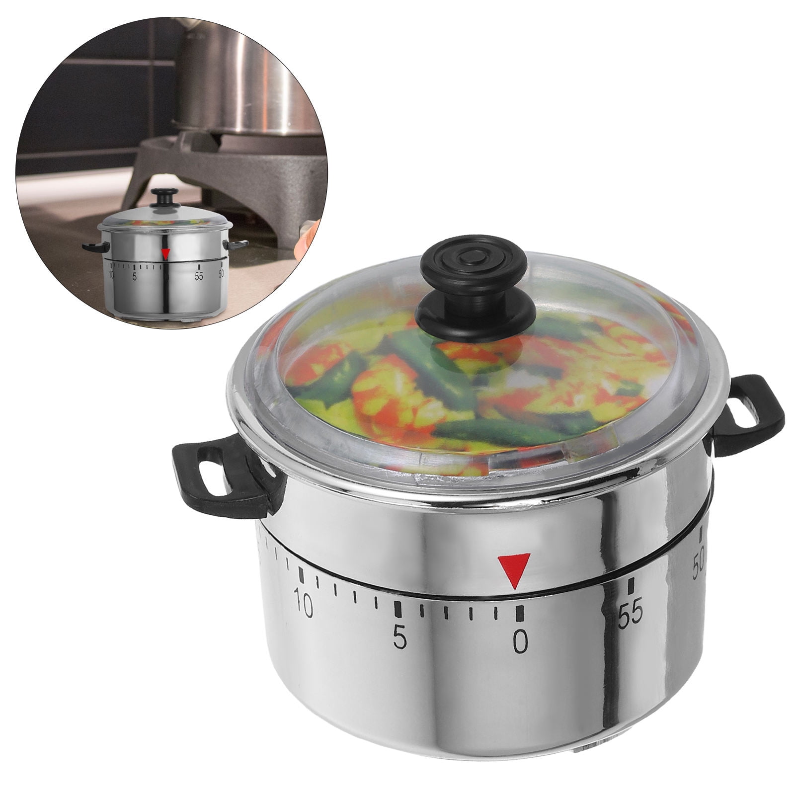 Masteelf High Pressure Cooker Shaped Timer 60 Minute Mechanical ...