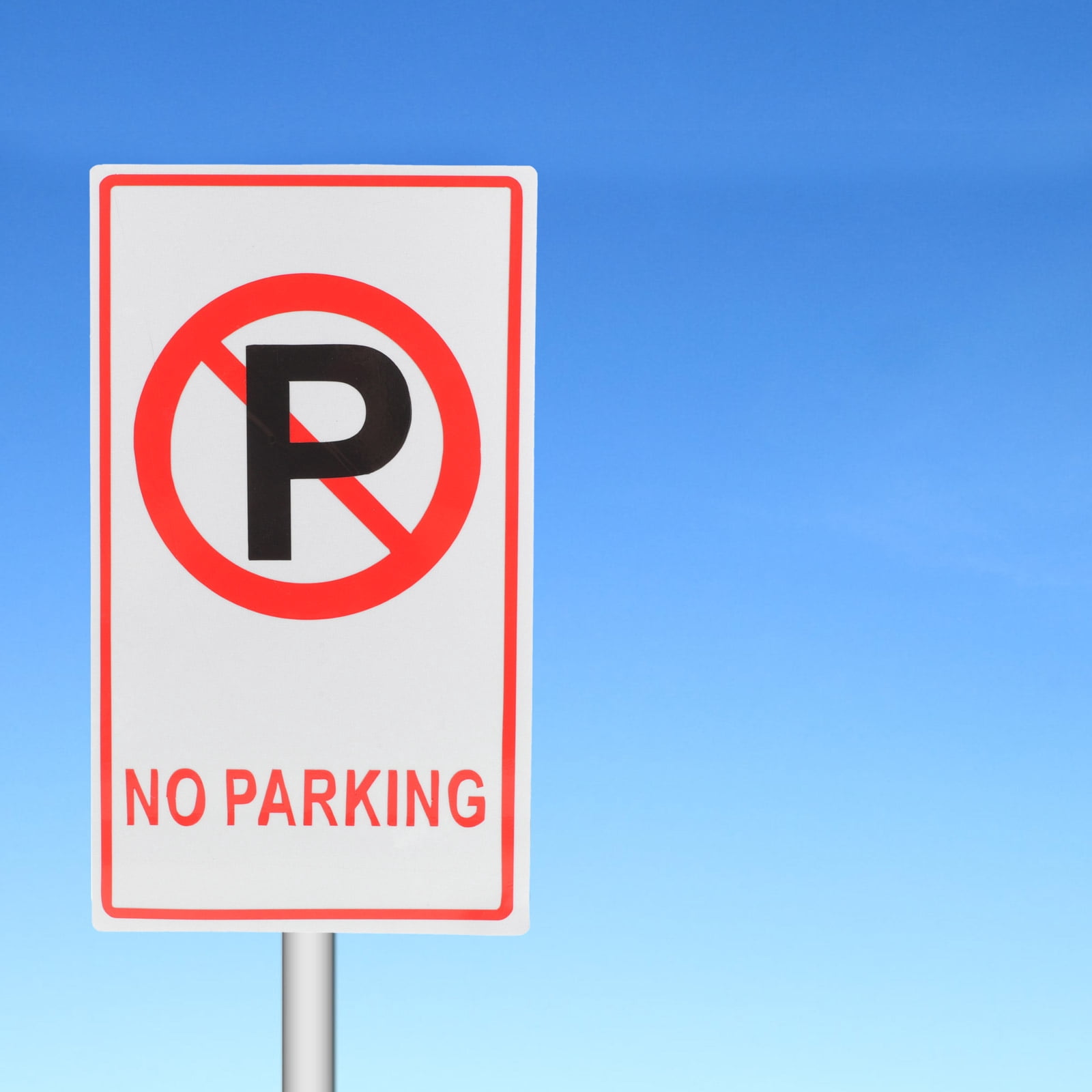 Masteelf High Visibility WeatherResistant No Parking Sign for Warning ...