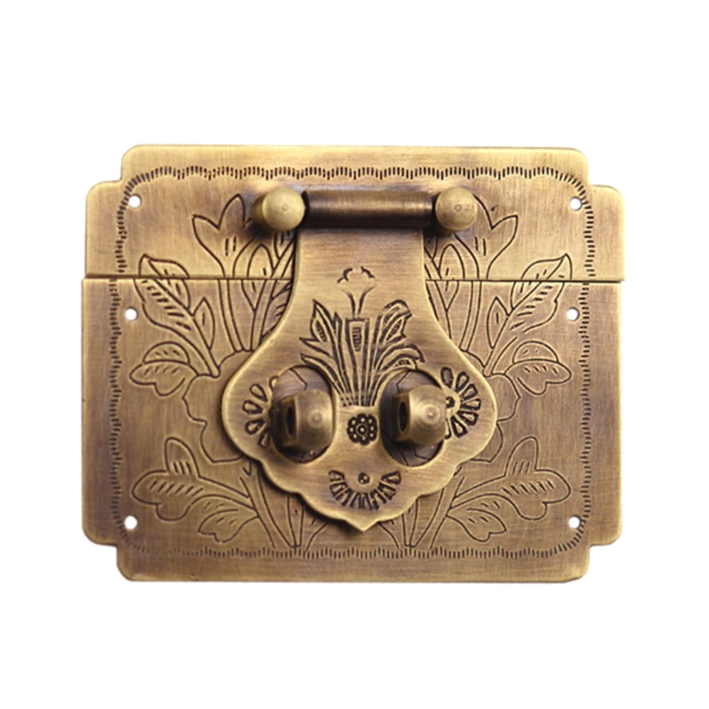 Masteelf Hinges Combination Lock for Locker Antique Box Latch ...