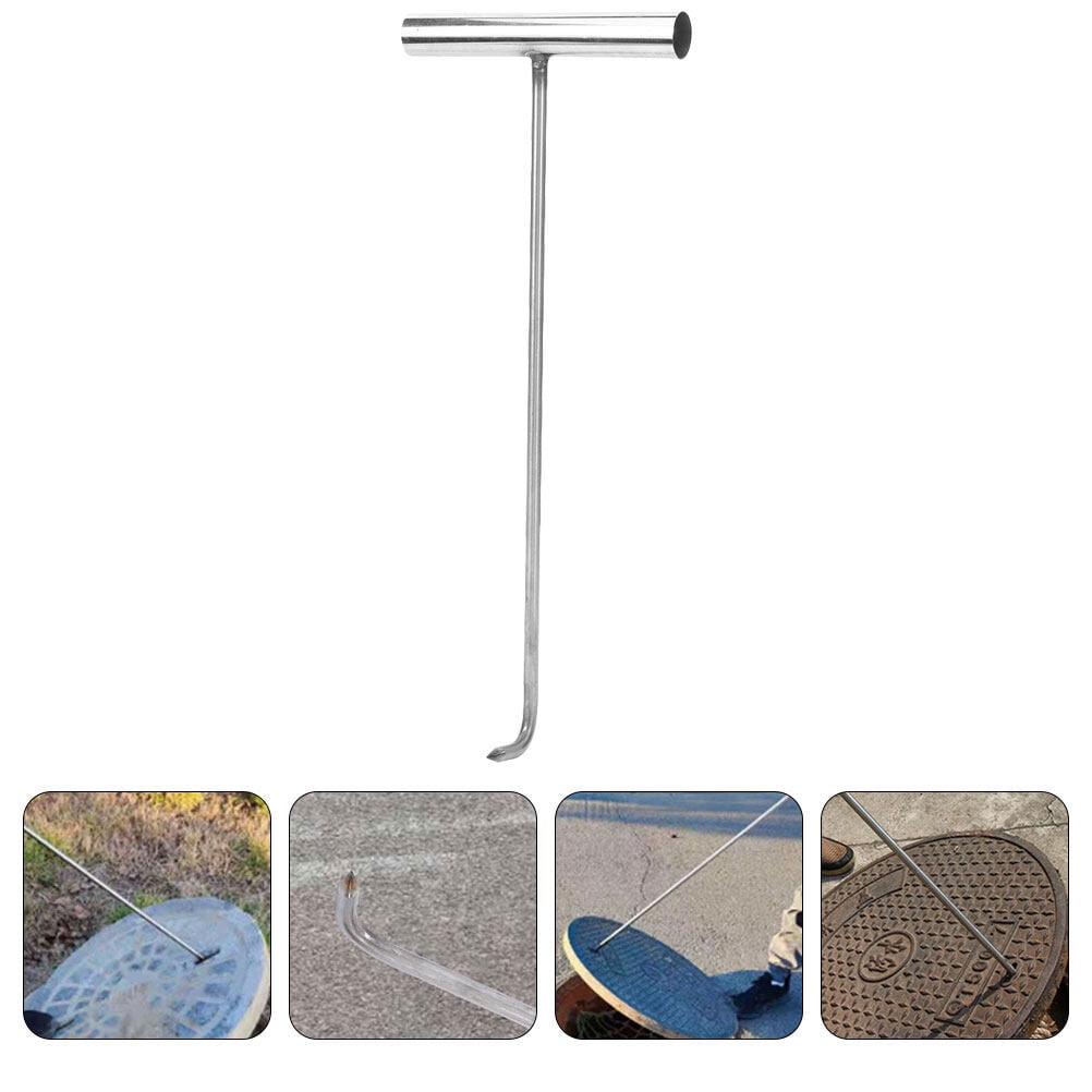 Masteelf Hooks for Hanging Steel Manhole Cover Lifting Tool - Walmart.com