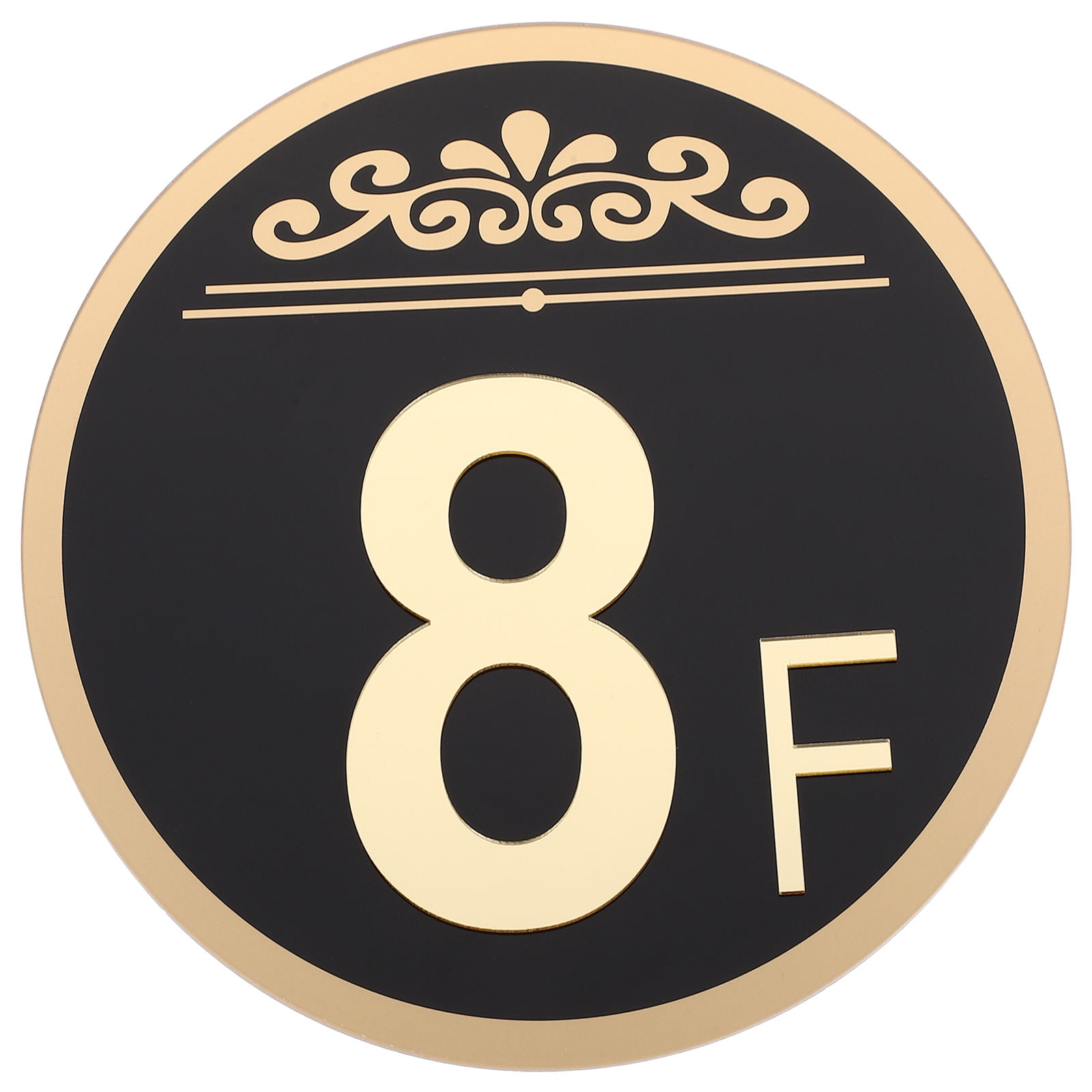 Masteelf House Number Plate Household Light Luxury Signage Personalized ...