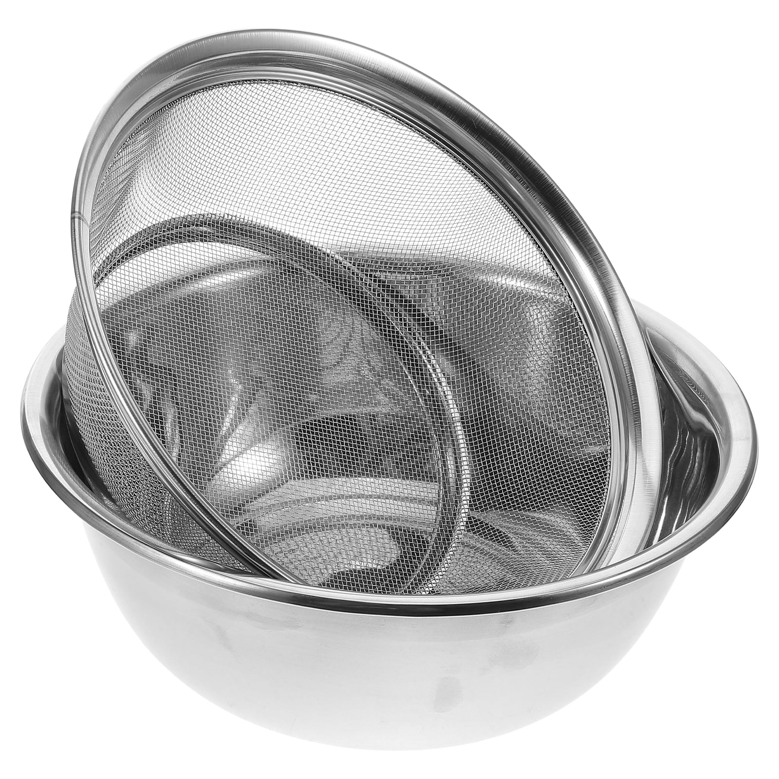 Masteelf Household Strainer Basket Fine Mesh Vegetable Panel Clamp ...