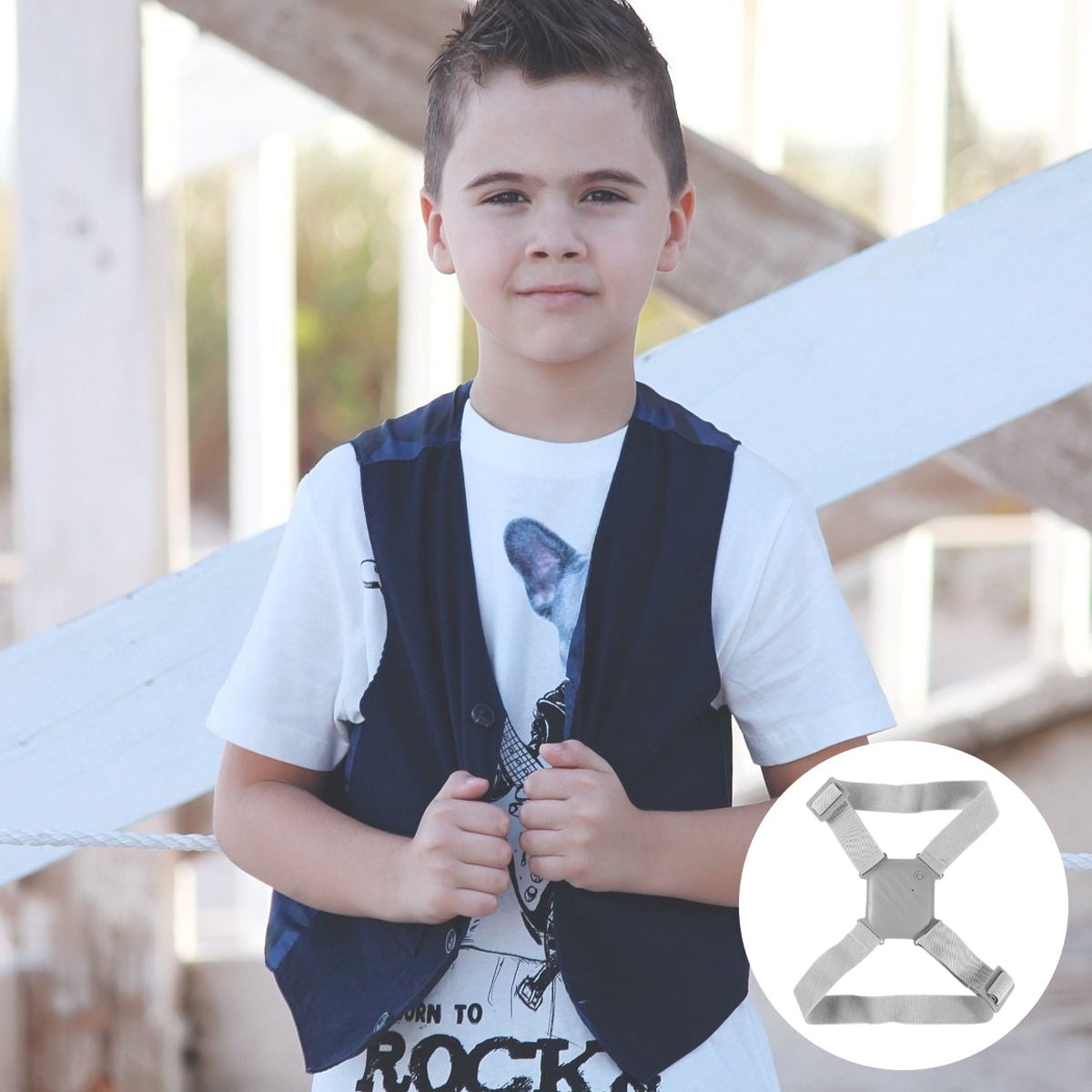 Masteelf Hunchback Corrector Kids Sitting Posture Belt Hunchback ...