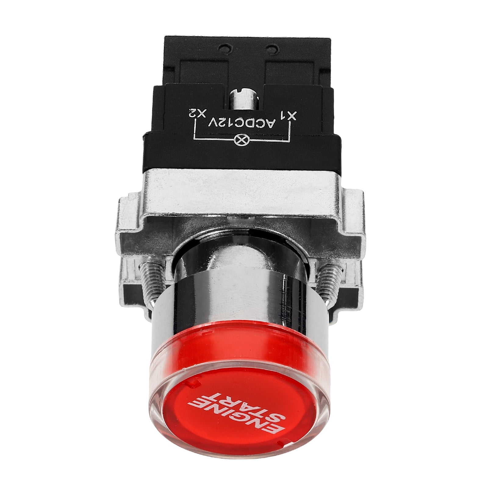 Masteelf Ignition Switch Engine Start Button Switch Push To Start Button Auto Interior Accessory ...