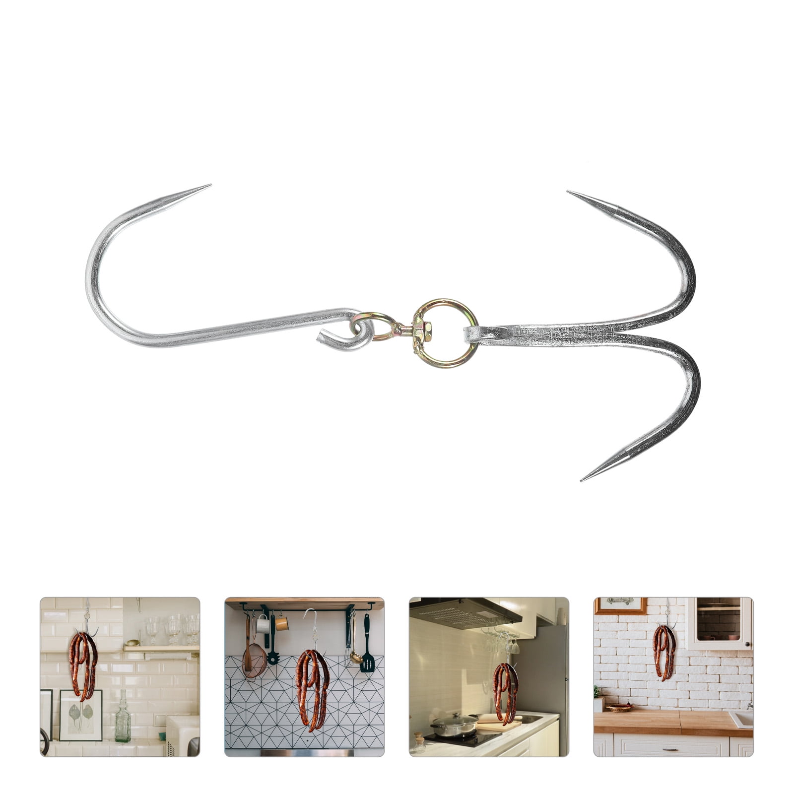 Masteelf Industrial Meat Hooks Beef Sausage Heavy Duty Chicken Sausages ...