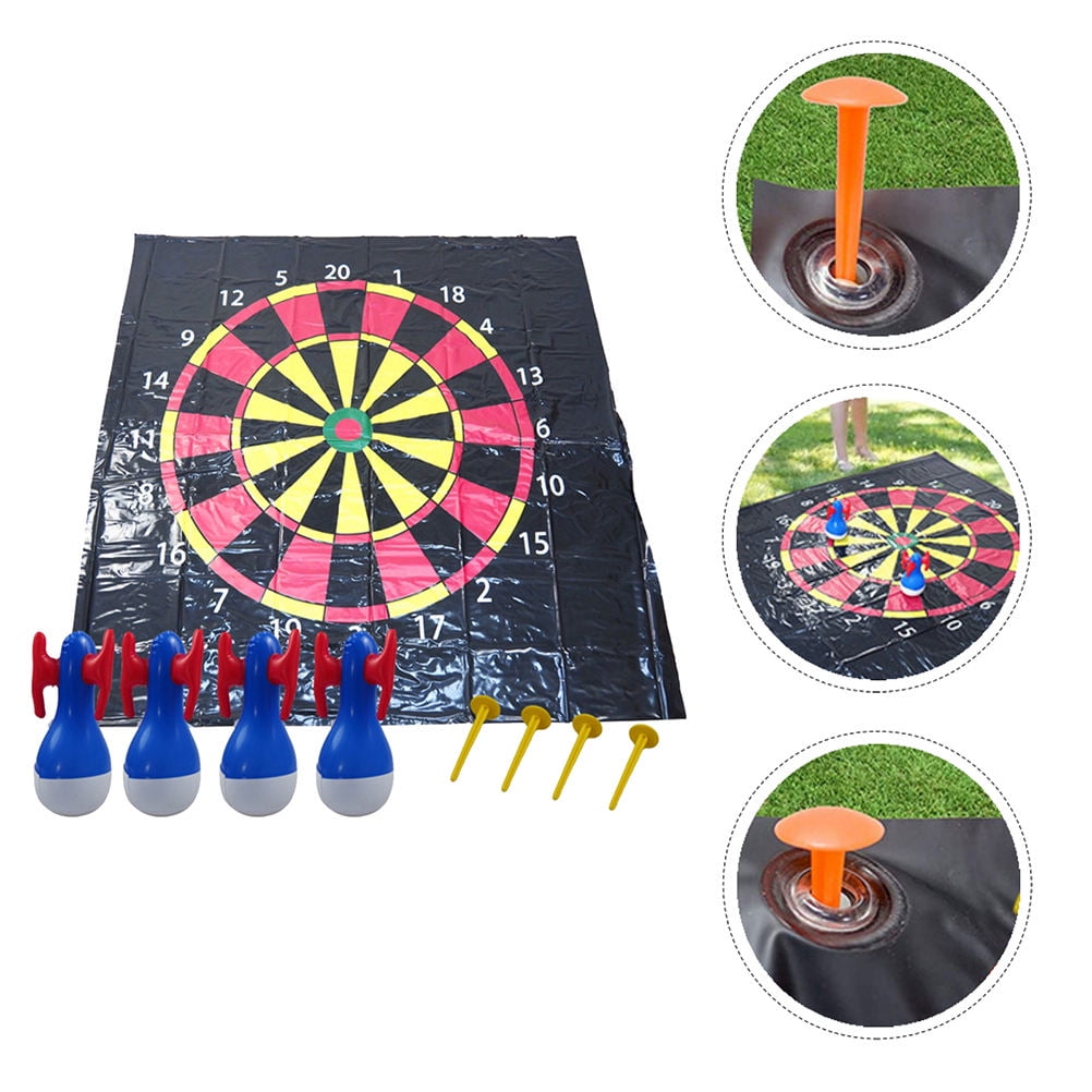 Masteelf Inflatable Throwing Game Outdoor Toys for Kids Child Black ...