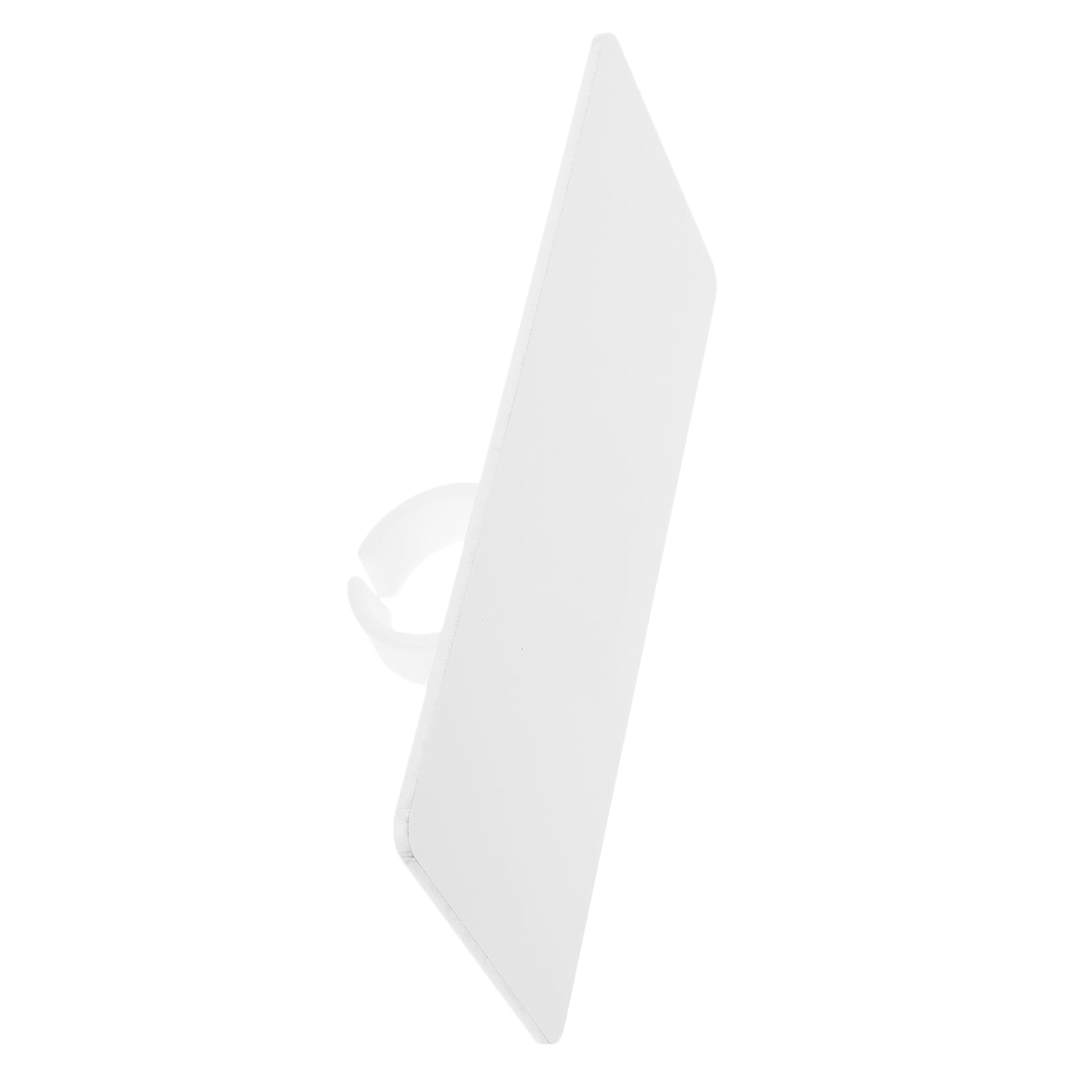 Masteelf Interview Mic Accessory Microphone Plate Blank Campus White ...