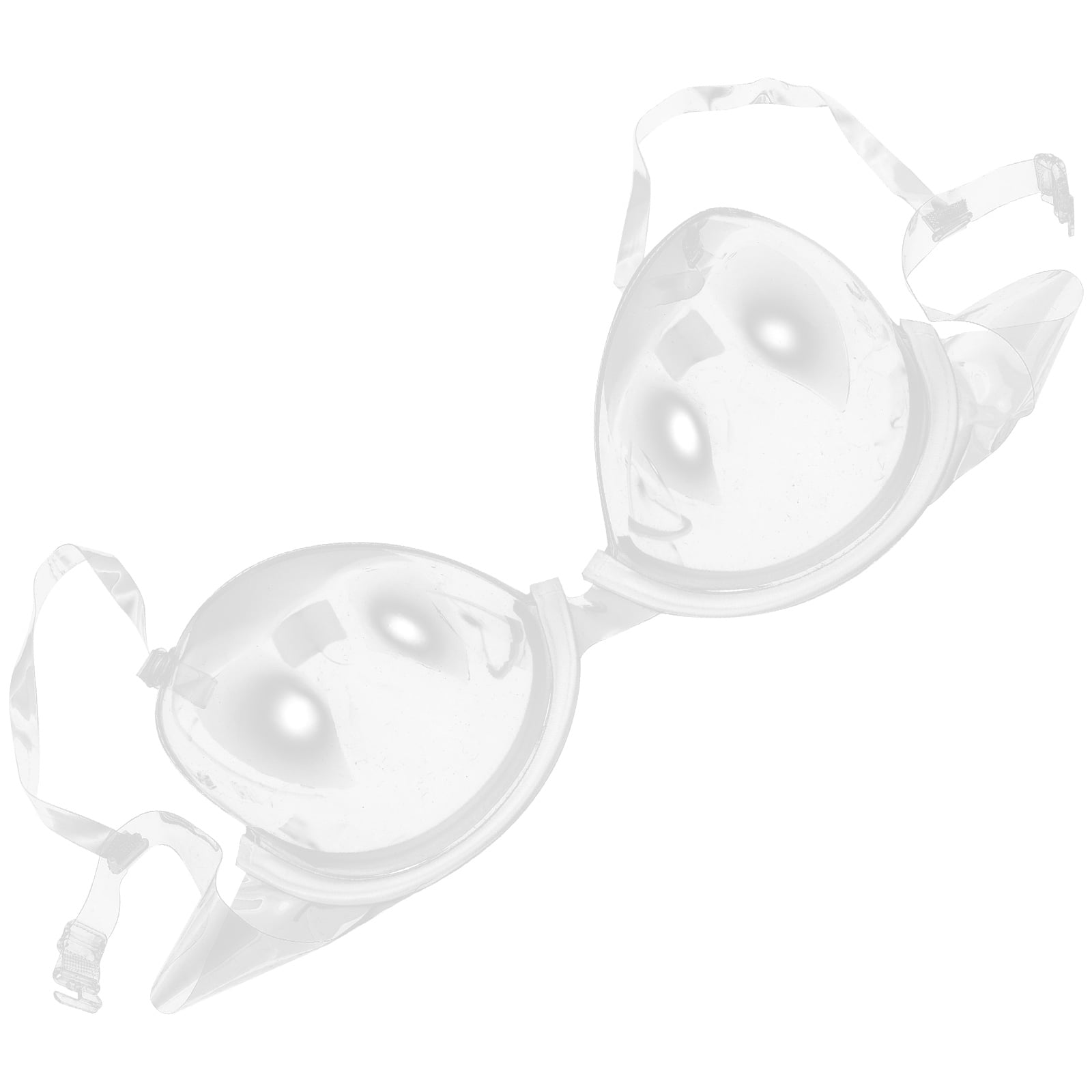 Masteelf Invisible Bra Bras with Clear Straps Sheer Lingerie Women's ...