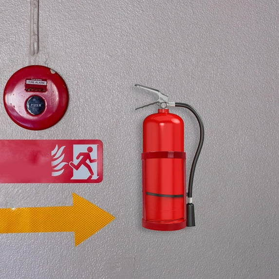 Masteelf Iron Fire Extinguisher Cage Fire Extinguisher Rack Mount Fire ...