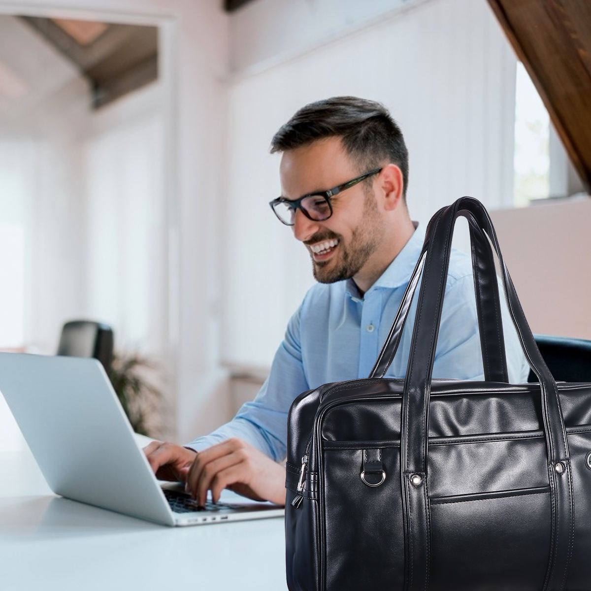 Masteelf Japanese JK Uniform Handbag Unisex PU Shoulder Briefcase ...