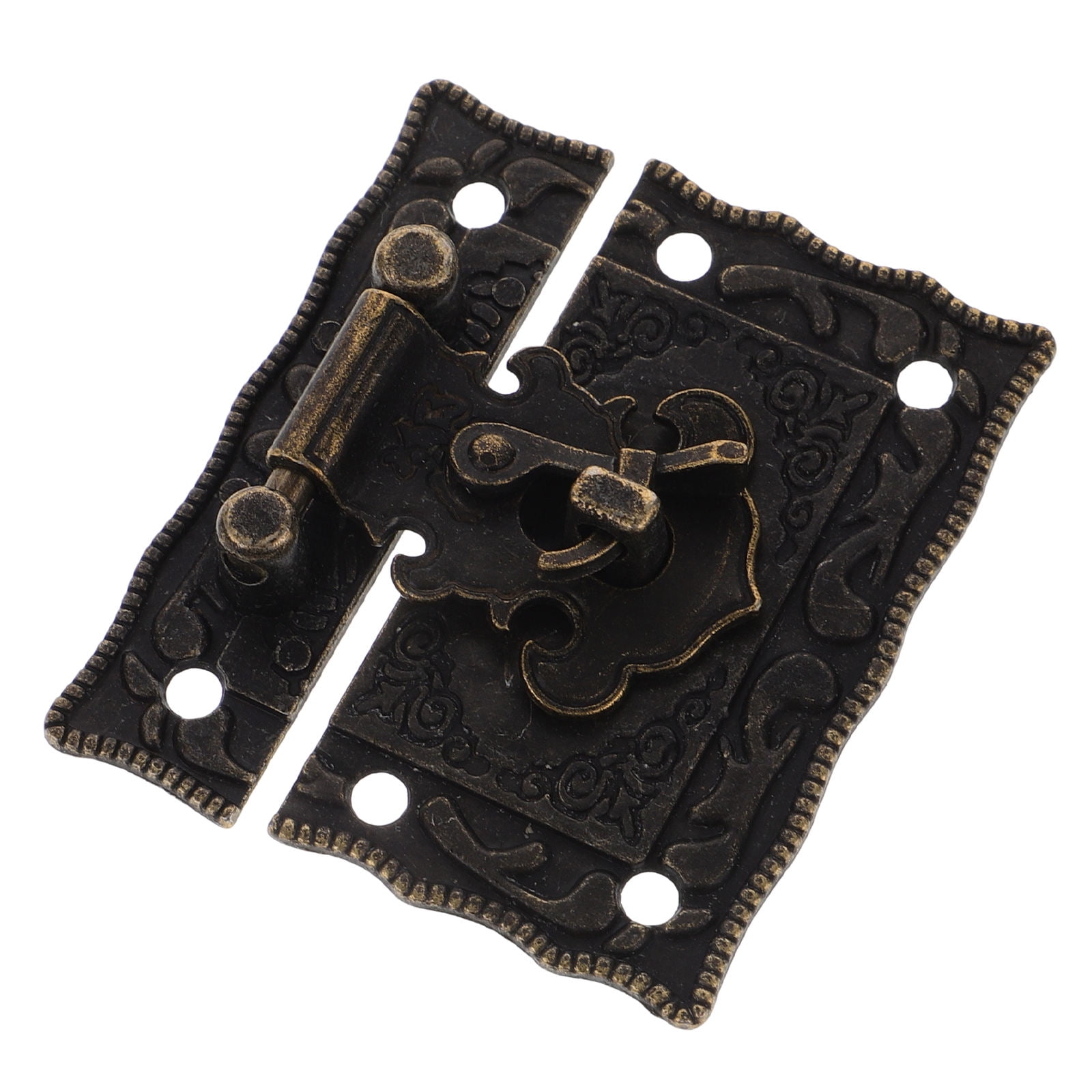 Masteelf Hemoton Jewelry Box Hasp Buckle 1 Set Metal Hasp for Gift Box ...