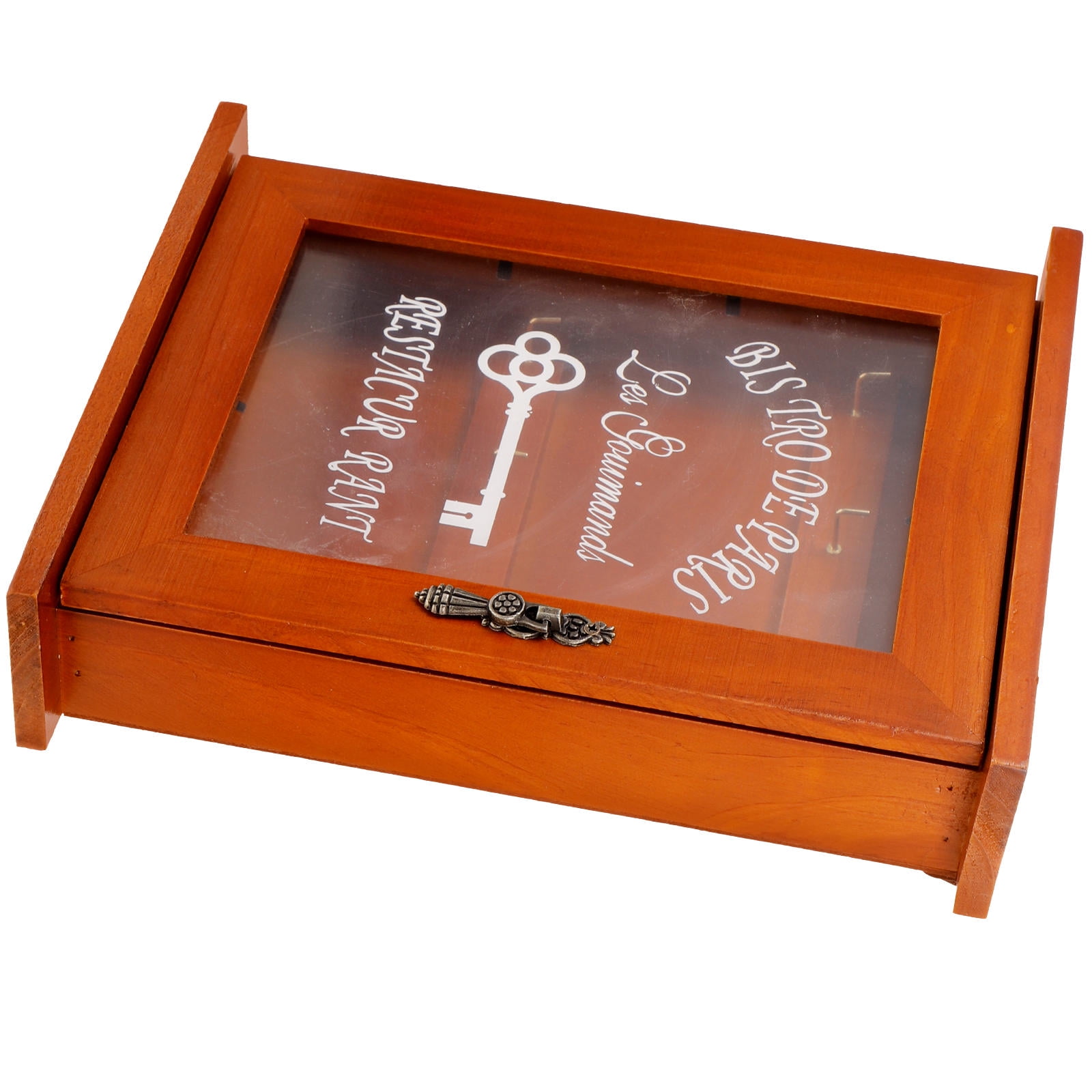 Masteelf Key Holder with Panel Door Holds Multiple Bunches - Walmart.com