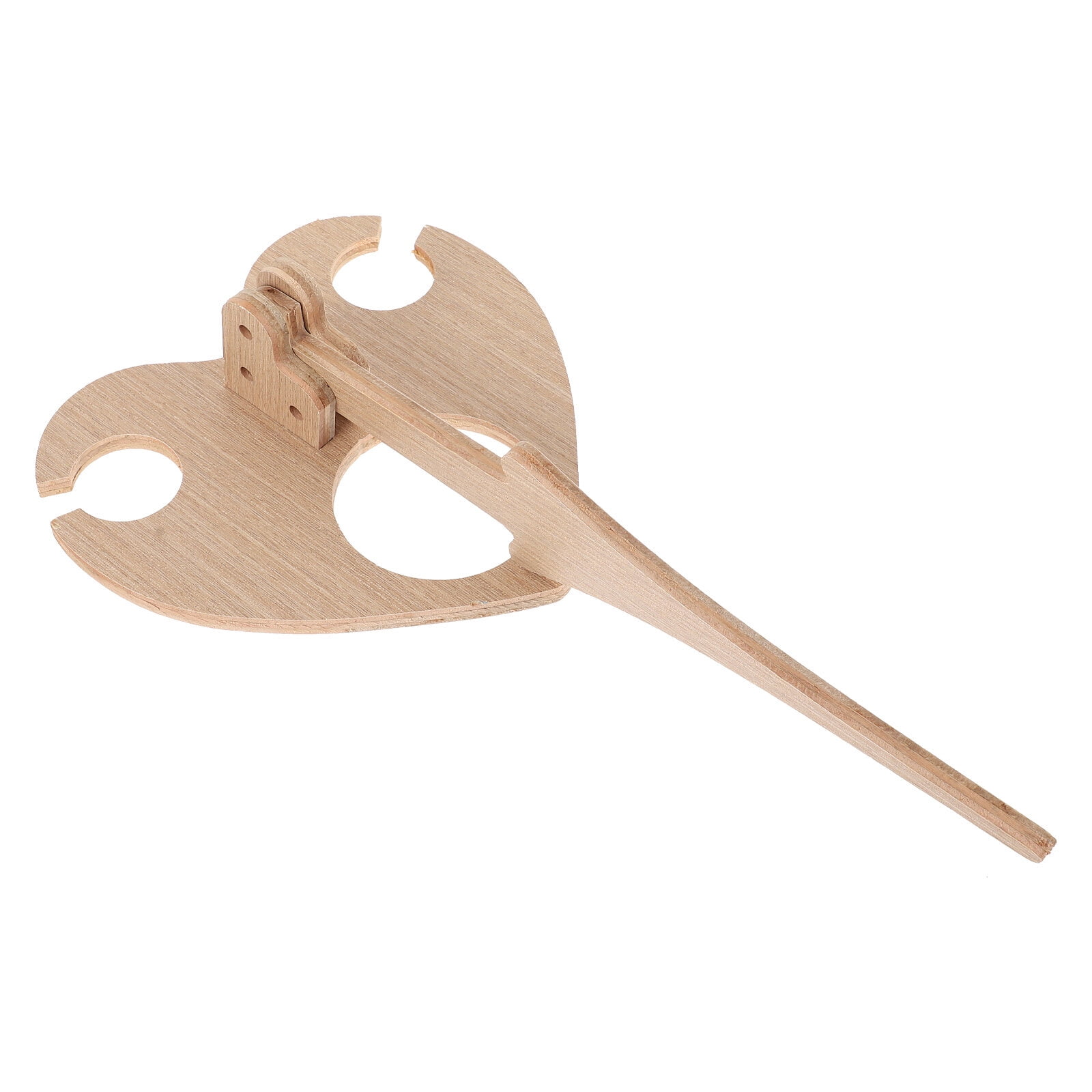 Masteelf Khaki Foldable Wine Table Portable Heart Shaped Serving Desk ...