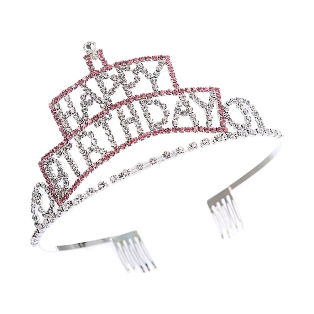 Masteelf Kid Crown Rhinestone Birthday Beautiful Durable Decorative ...