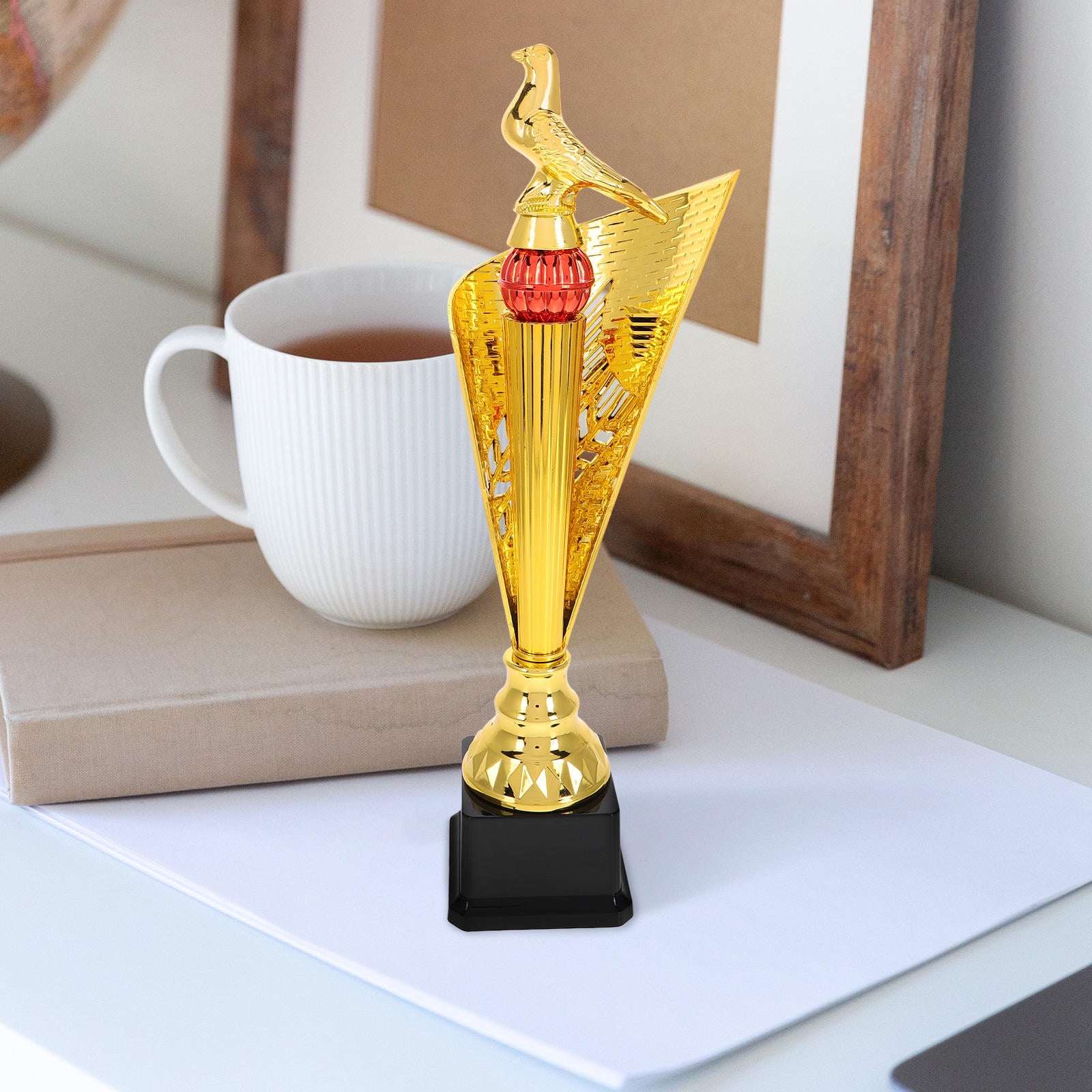 Masteelf Kindergarten Trophy Reward Trophy Medals Gold Plastic Trophy ...
