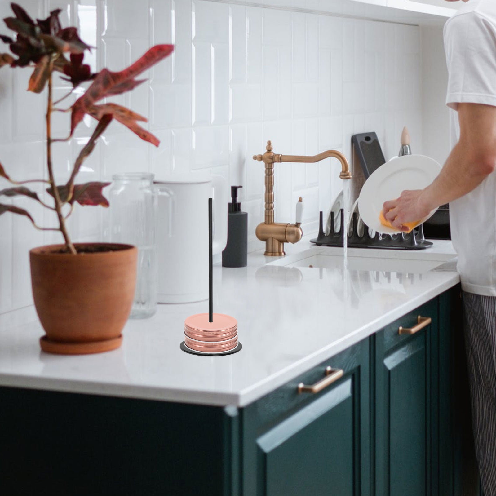 Masteelf Kitchen Cup Lid Organizer Vertical Lid Organizer Rack For ...