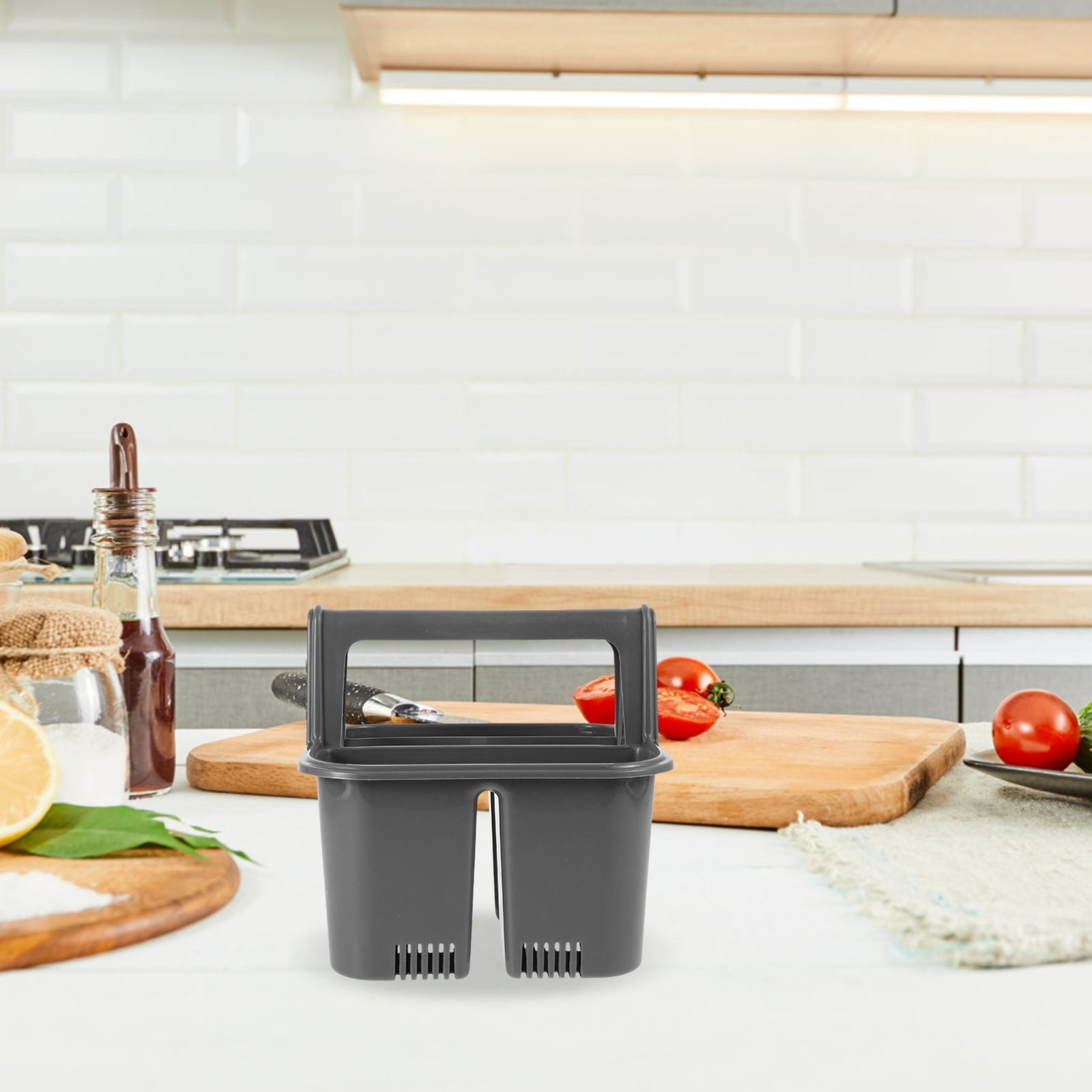 Masteelf Kitchen Tool Organizer With Drainage And Ventilation Chopstick ...