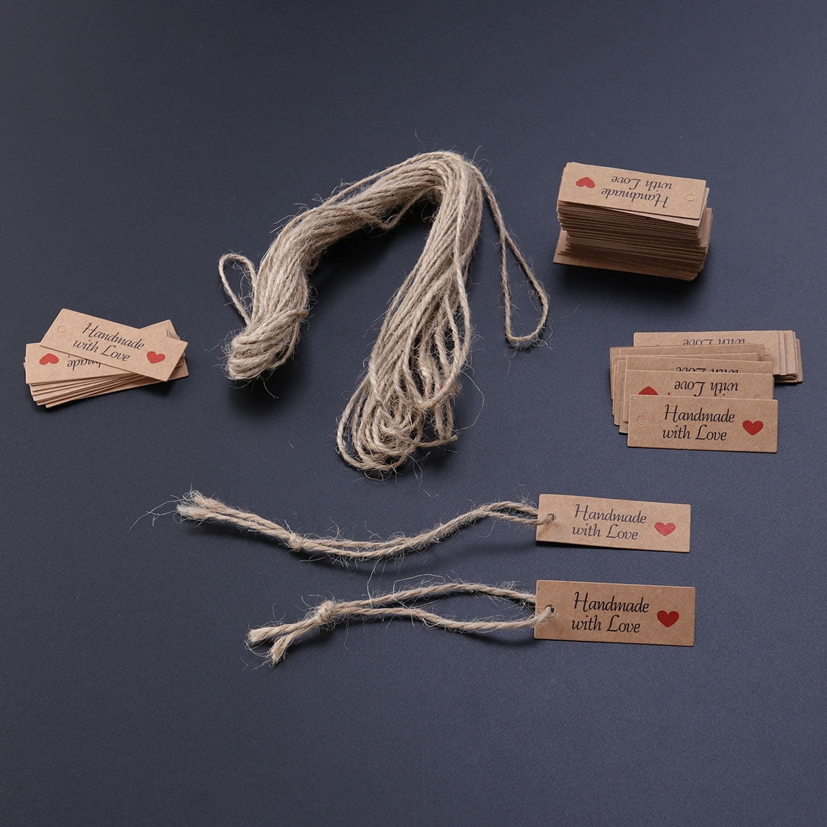 Masteelf Kraft Paper Gift Tags with Strings for Packing Durable and ...