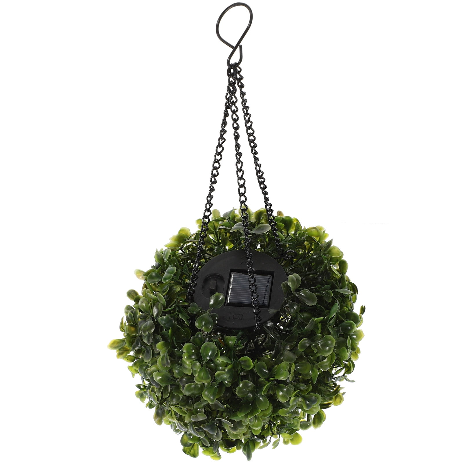 Masteelf LED Lighted Artificial Plant Topiary Ball Solar Powered ...