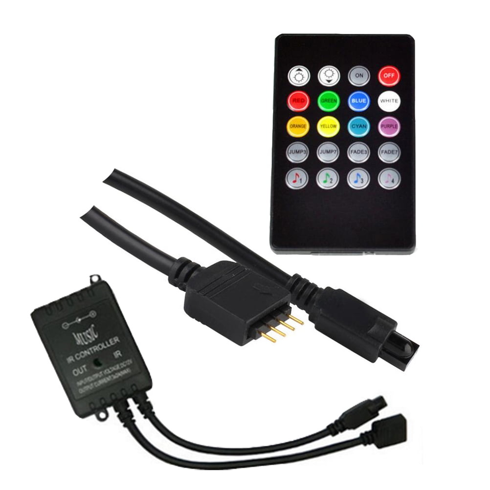 Masteelf LED Music Controller with for RGB Strip Lights in Assorted ...
