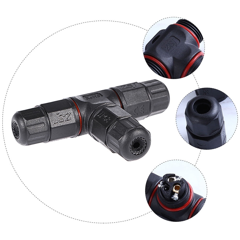 Masteelf LED Waterproof Connector Electrical Junction Box Control Cable ...