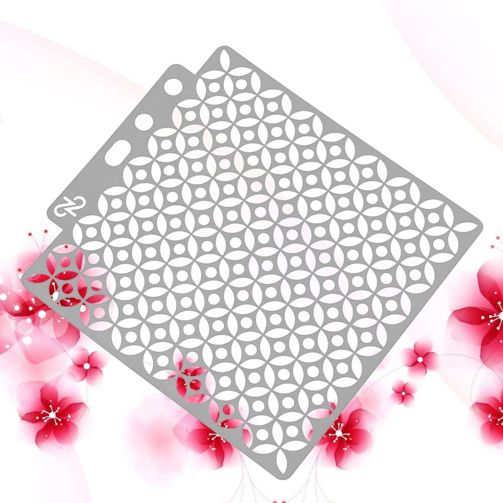 Masteelf Lace Ruler Art Painting Template Hollow Out Stencil - Walmart.com