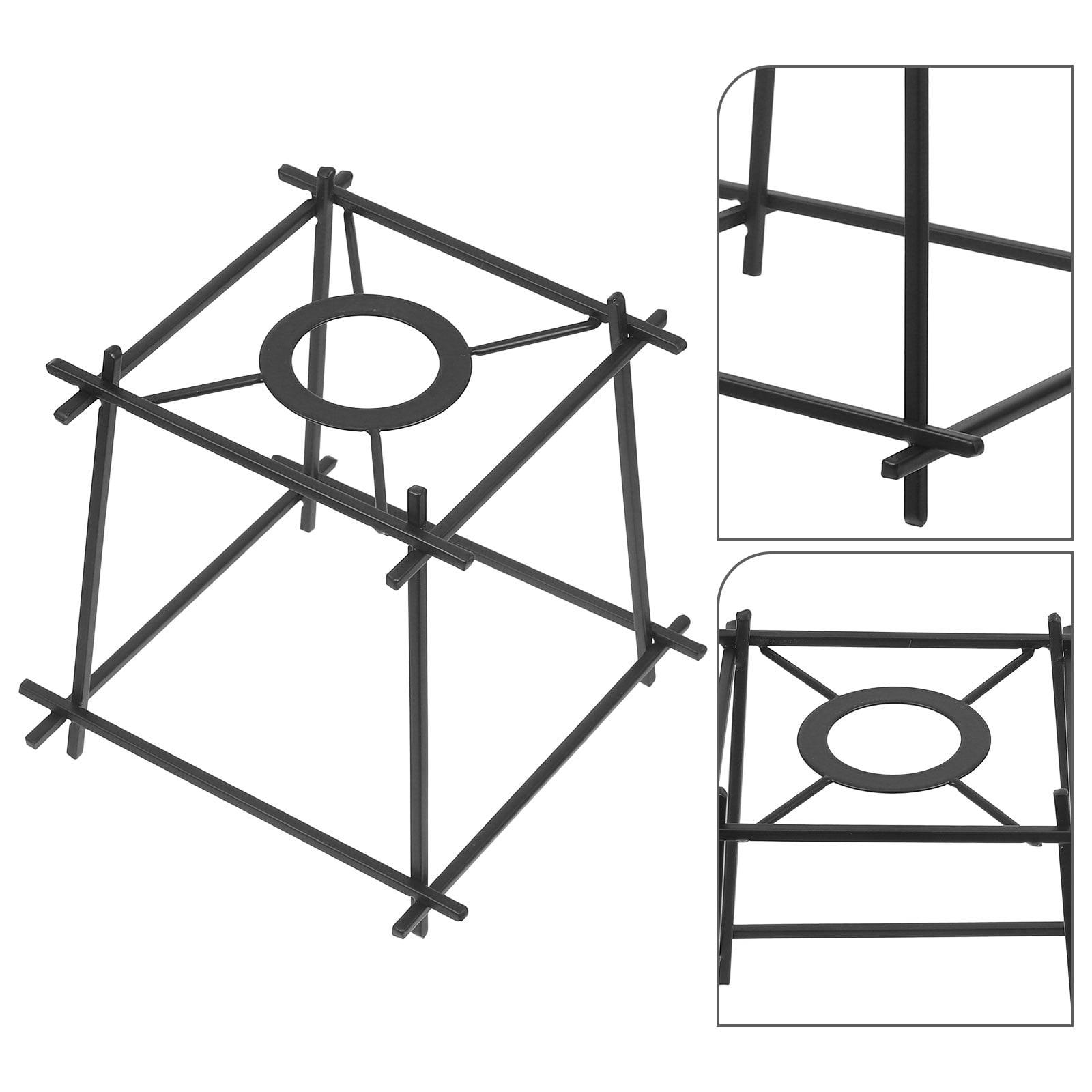 Masteelf Lamp Shade Frame Metal Lampshade Rack Table Lamp Shade Frame ...