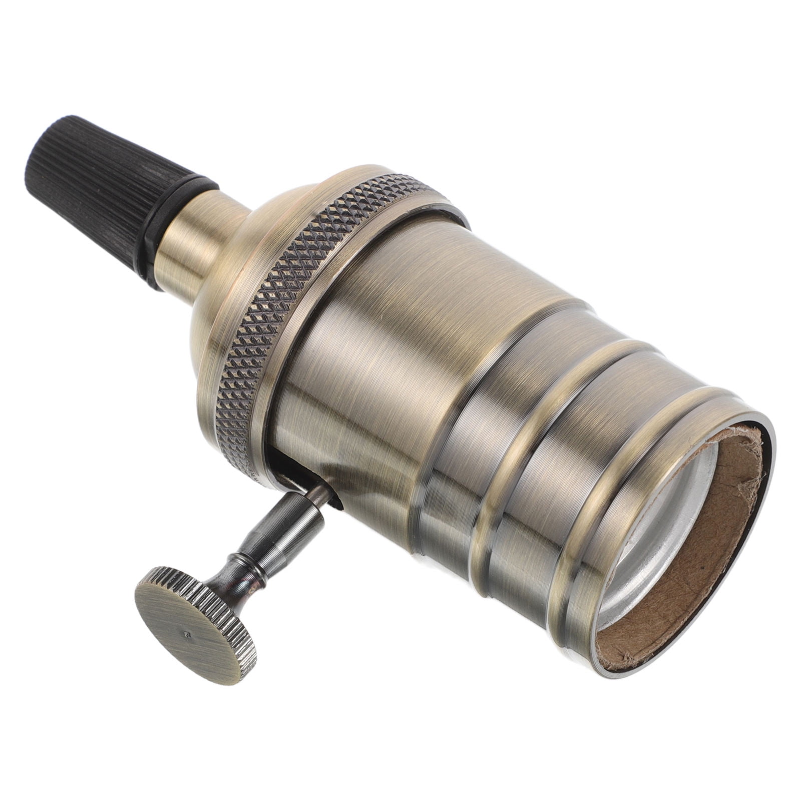 Masteelf Lamp Sockets Replacement E27 Screw Base Lamp Holder With Turn ...