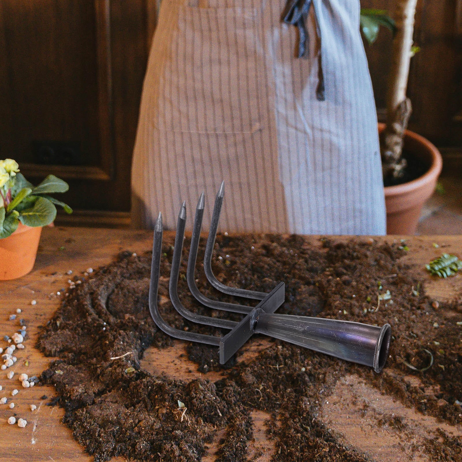 Masteelf Landscape Rake Head Replacement Metal Rake for Lawns Garden ...