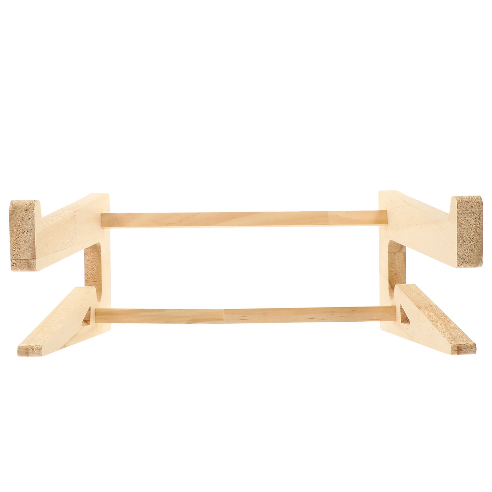 HEATSHAKING Wood Stand Lift Khaki 1Set 10.4x8.7x4.7in - Walmart.com