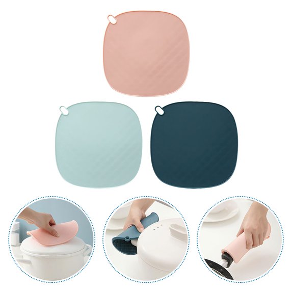 Masteelf Large Hot Pads for Countertops Insulation Groove Design ...