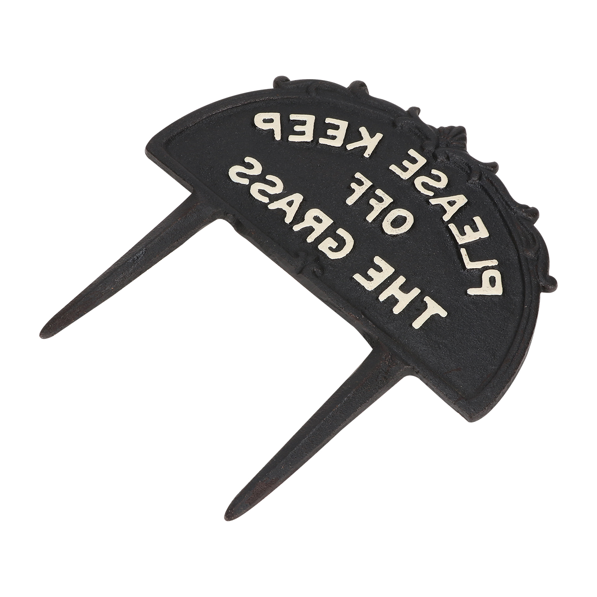 Masteelf Lawn Landscape Grass Warning Sign Garden Plug Courtyard ...