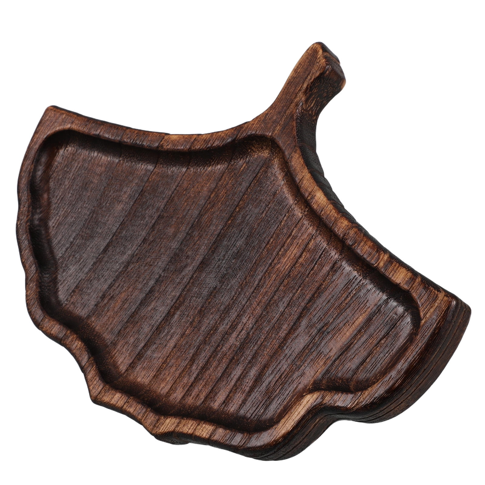 Masteelf Leaf Shaped Tea Tray Wooden Tea Tray for Home Tea Ceremony ...