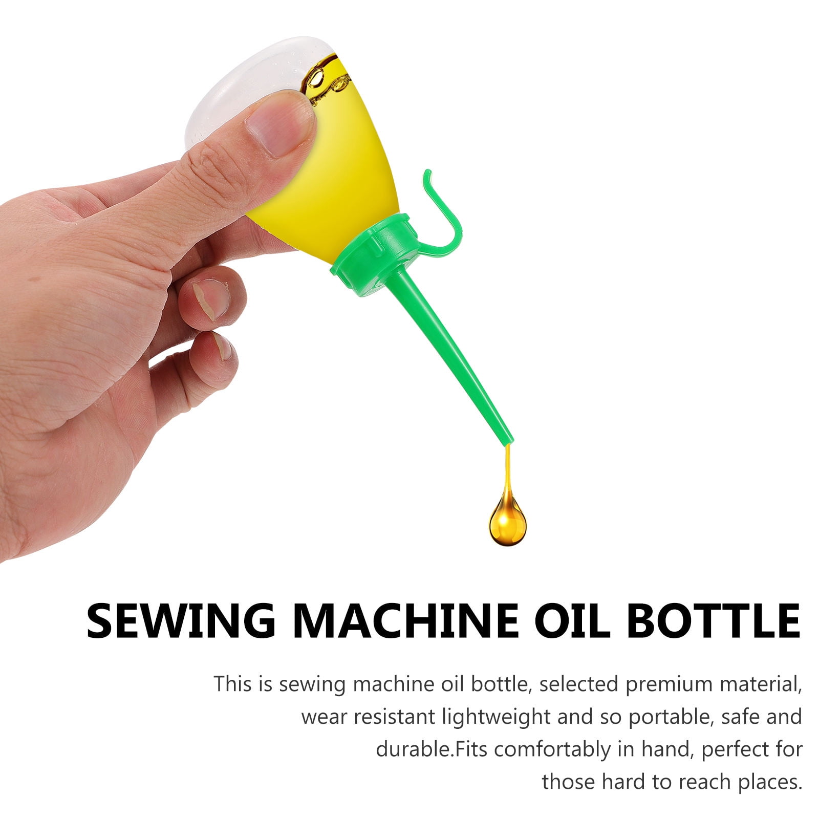 Masteelf Leakproof Green Plastic Sewing Machine Oil Bottle for Easy ...