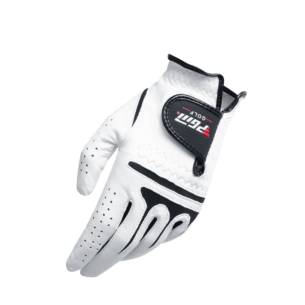 Masteelf Leather Gloves Left Hand Fingerless Carpal Wrist Man Male ...