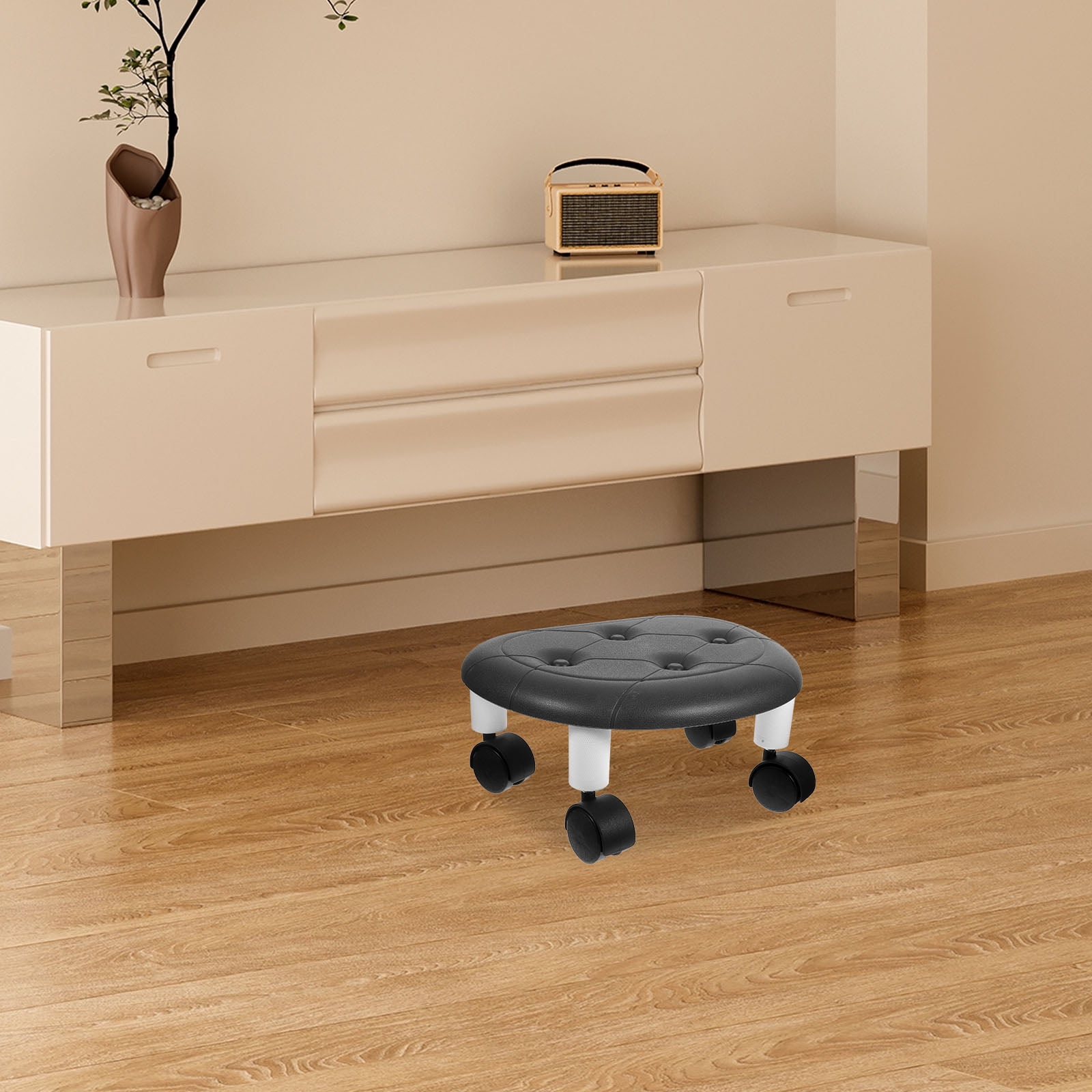HEATSHAKING Shoe Stool PP Rotatable 1Set 13.2x10.2x5.9in - Walmart.com