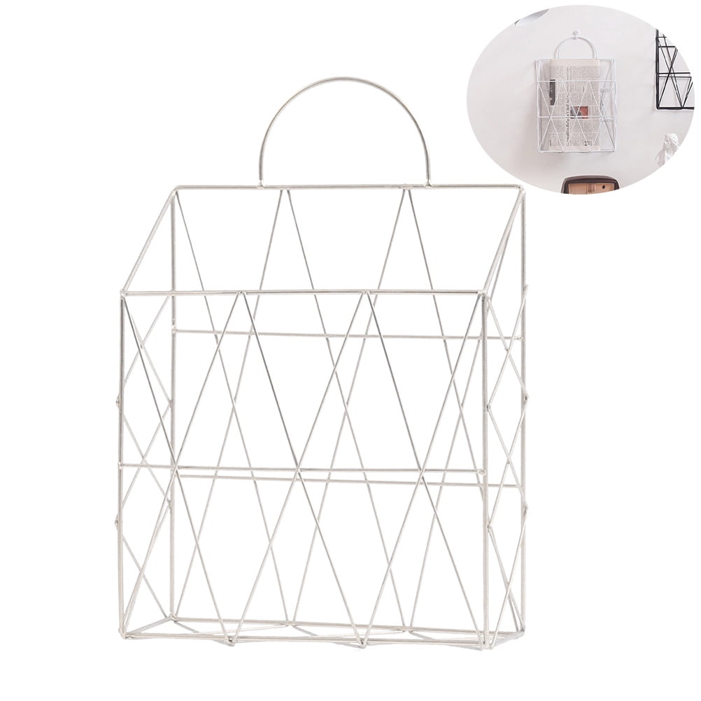 Masteelf Magazine Holder Hanging Wall-mounted Newspaper Book File ...
