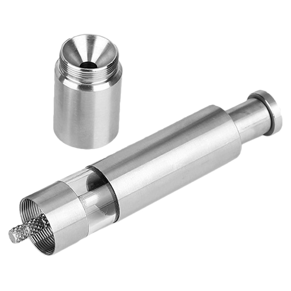Masteelf Manual Thumb Push Button Stainless Steel Pepper Grinder ...