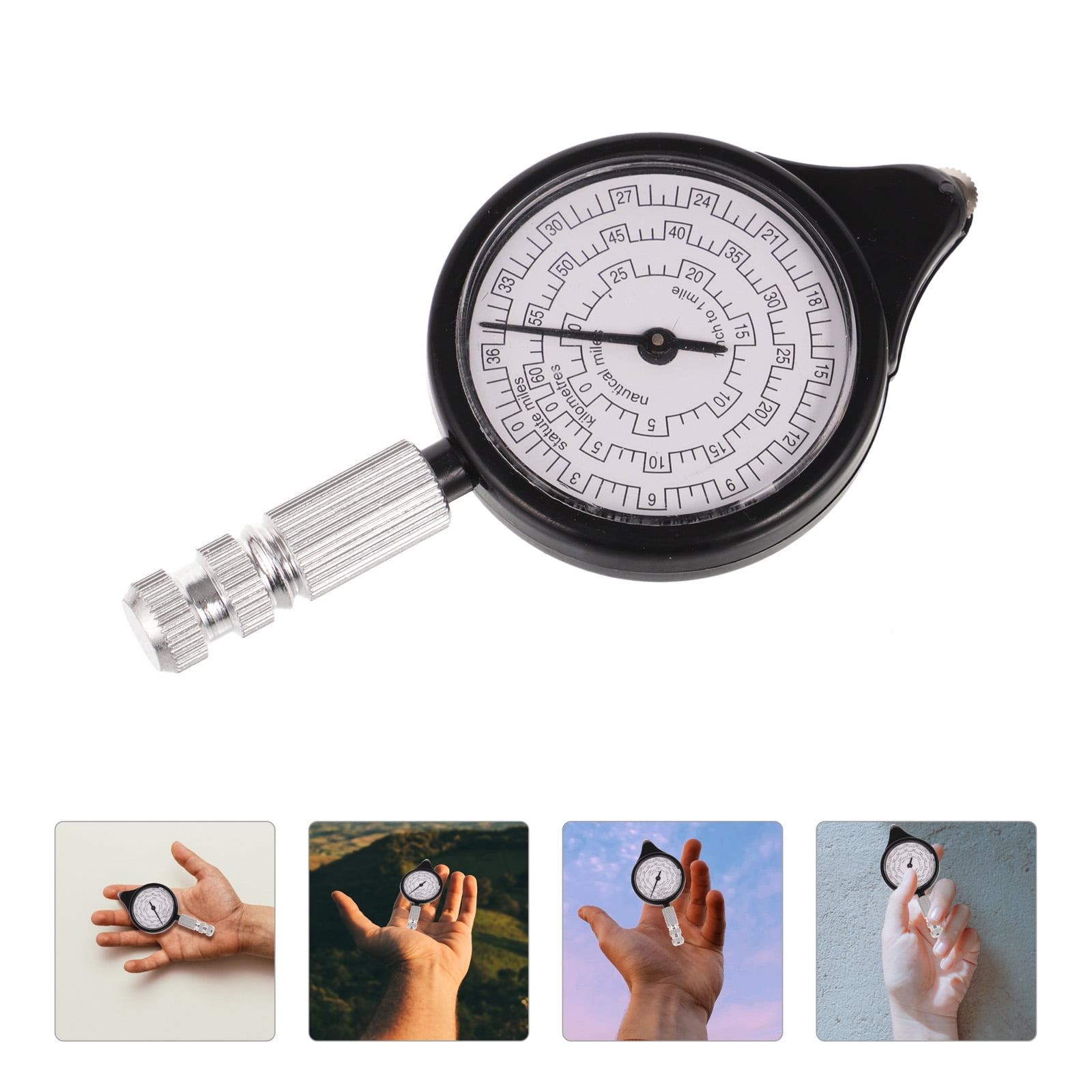 Masteelf Map Distance Meter Map Measurer Gauge Camping Map Meter Tool ...
