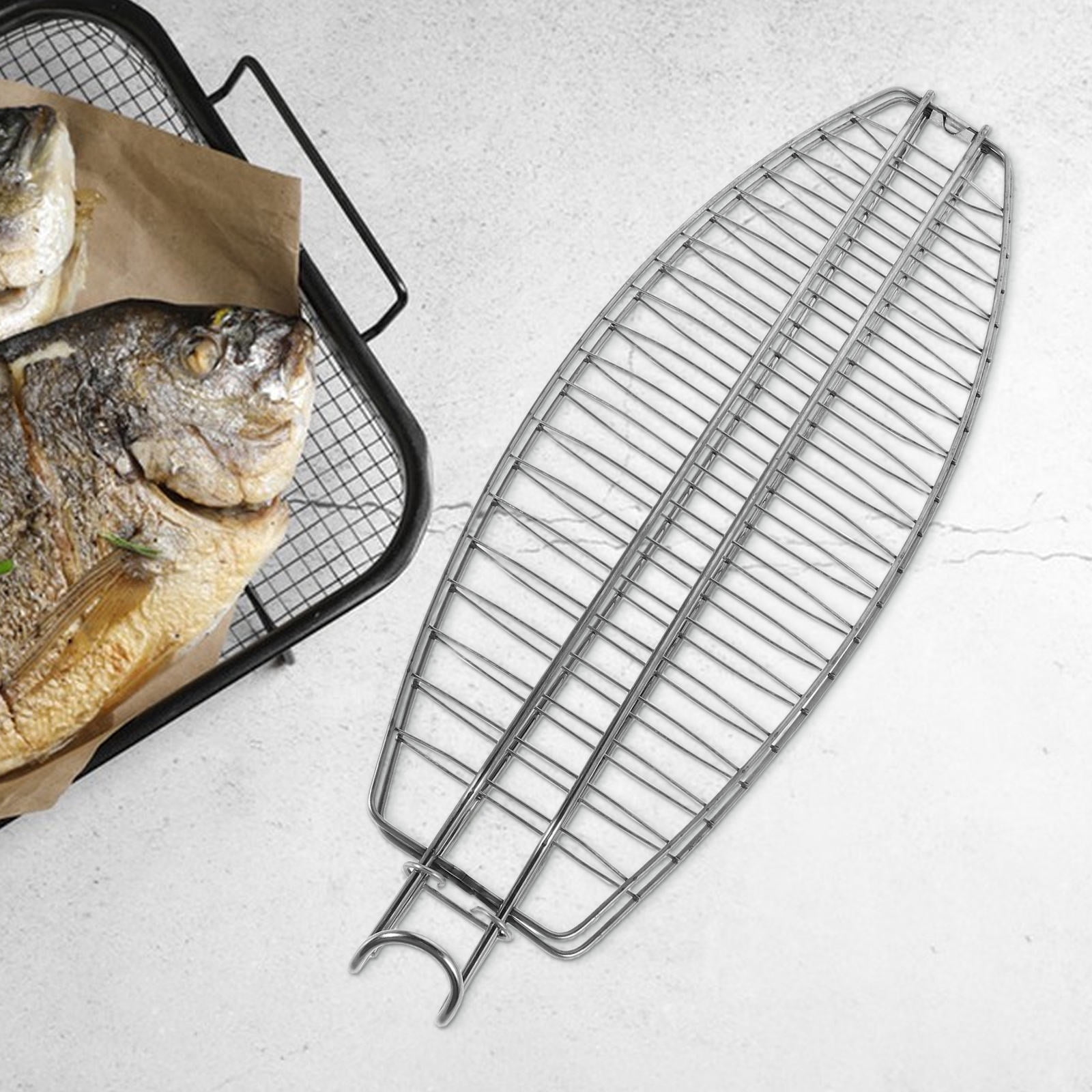 Masteelf Meat Grill Rack Steak Grill Rack Vegetables Grill Rack ...