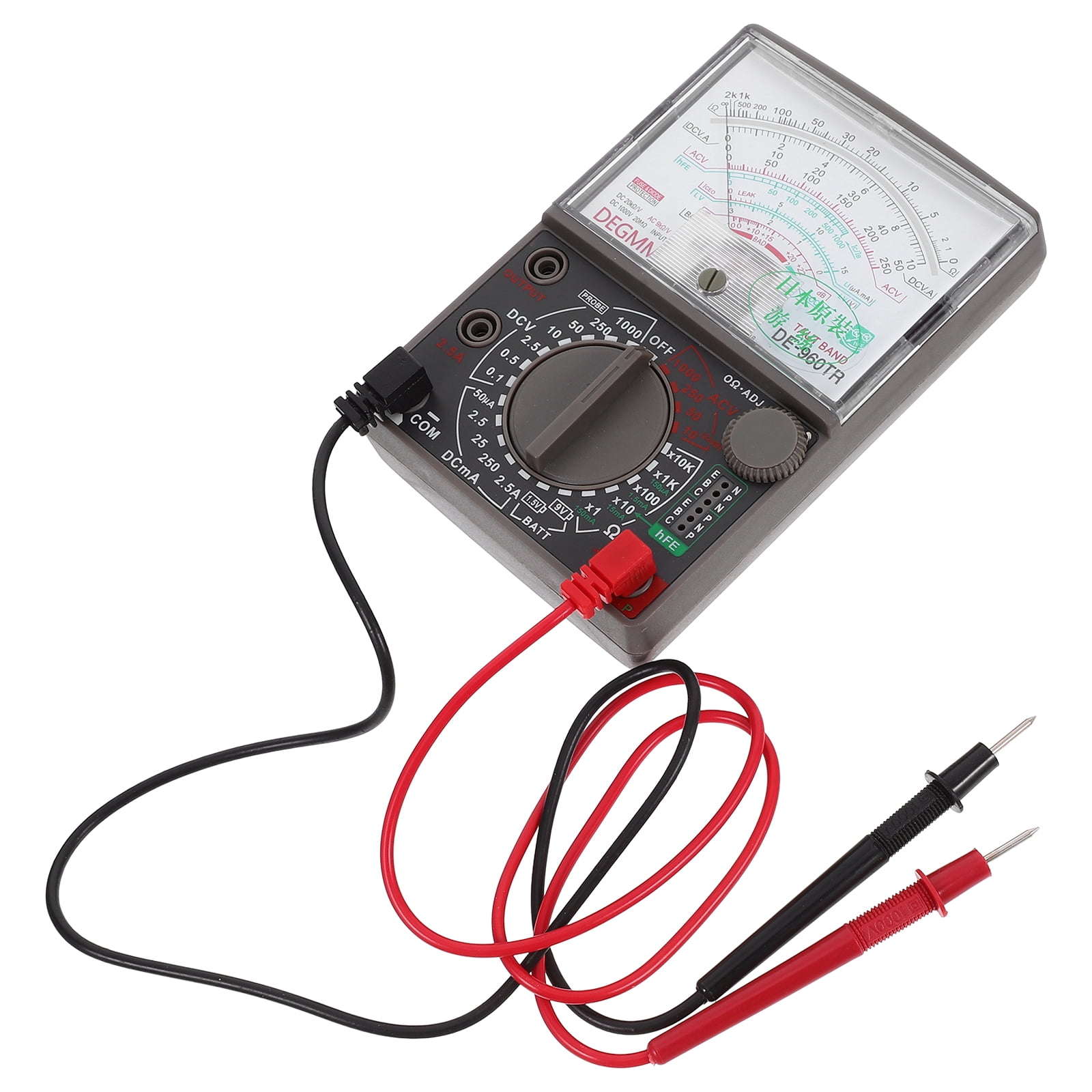Masteelf Mechanical Pointer Multimeter Precision Resistance Voltage and ...