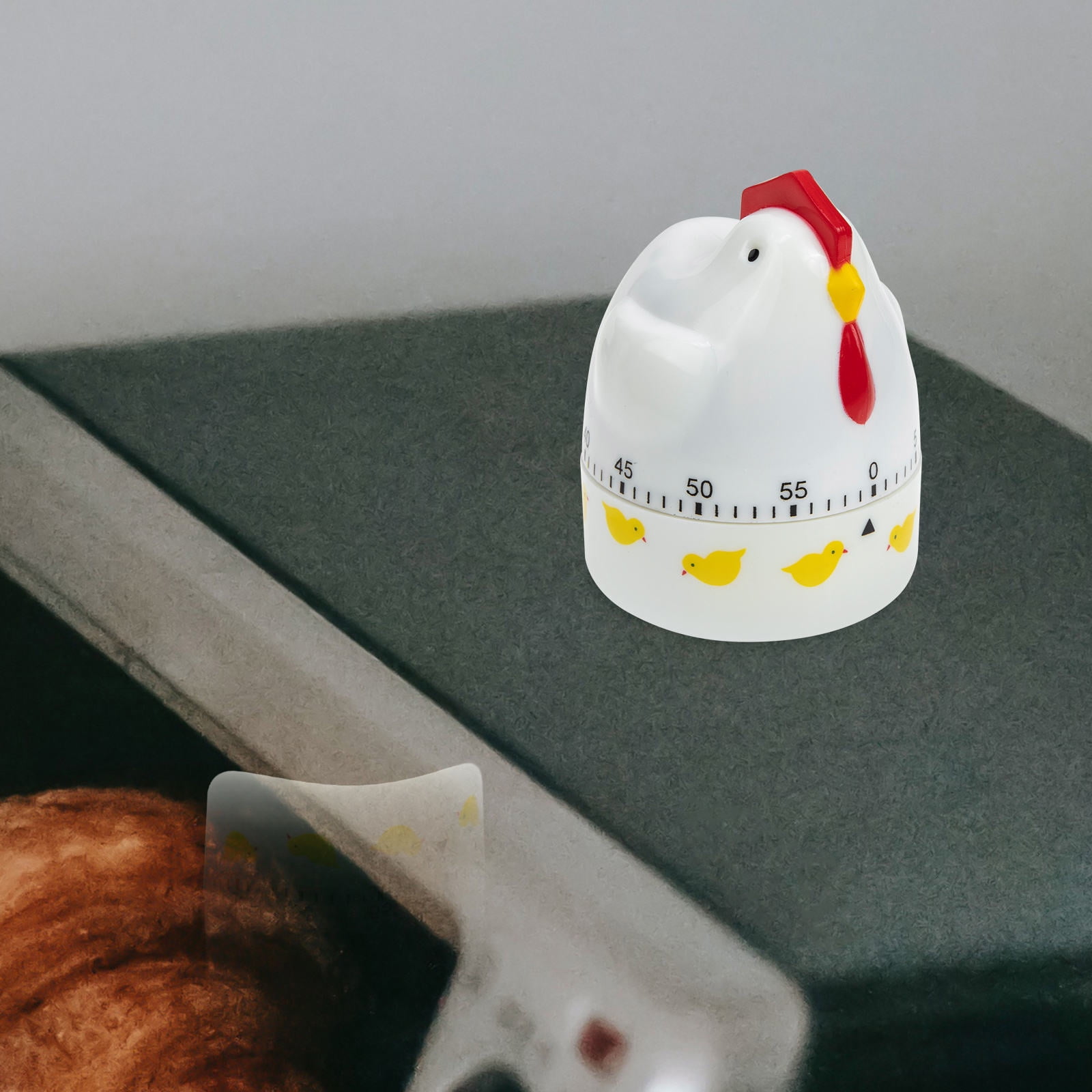 Masteelf Mechanical Timer Cartoon Baking Timer Creative Chicken Timer ...